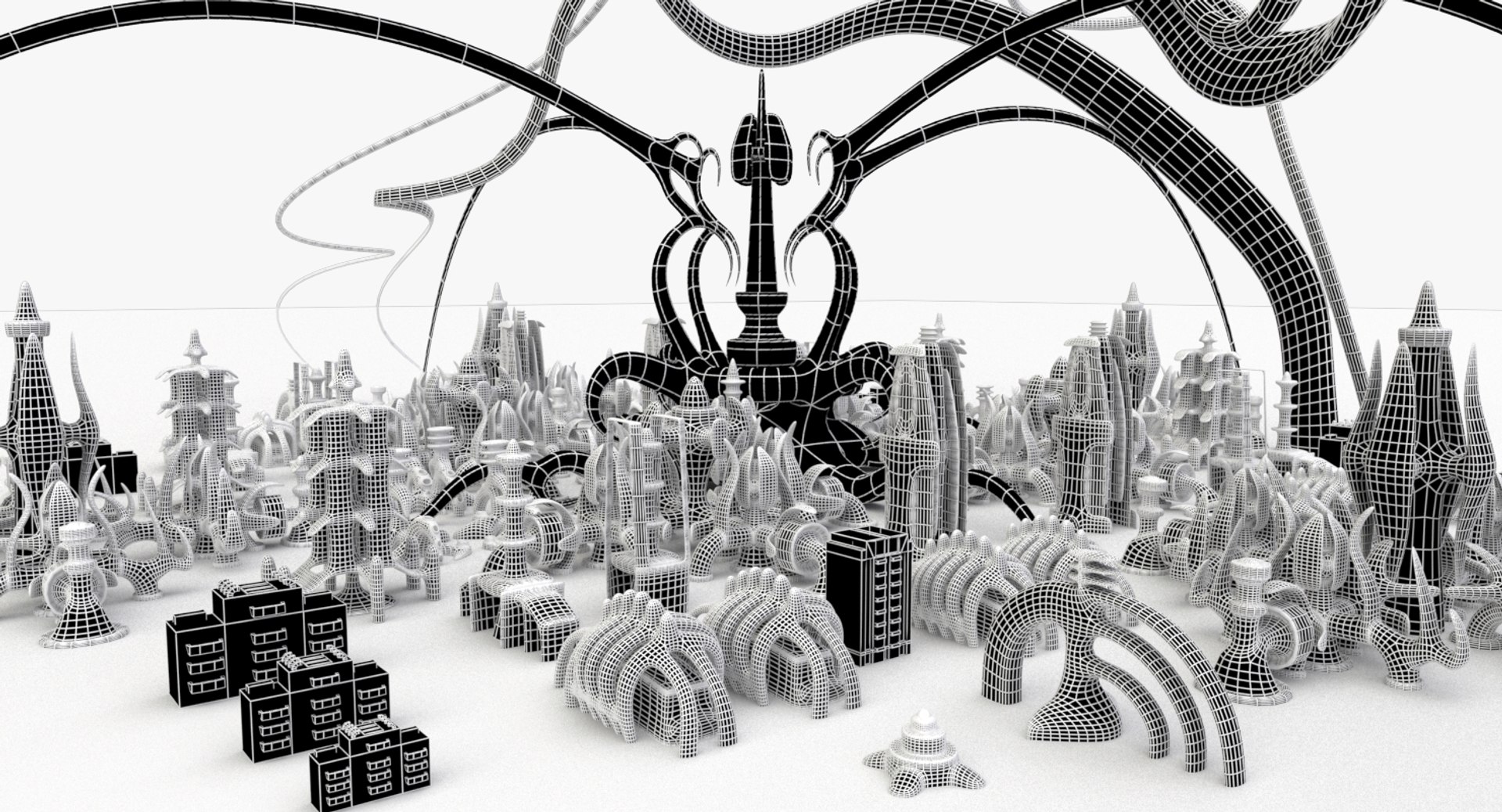 3D Alien Station - TurboSquid 1231907