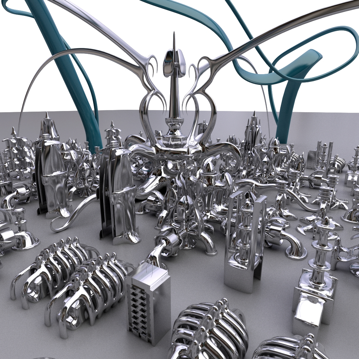 3D alien station - TurboSquid 1231907