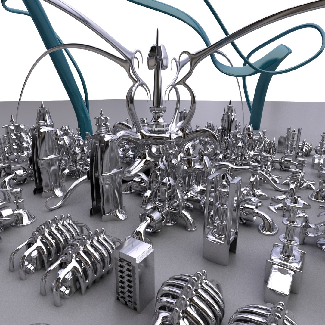 3D Alien Station - TurboSquid 1231907