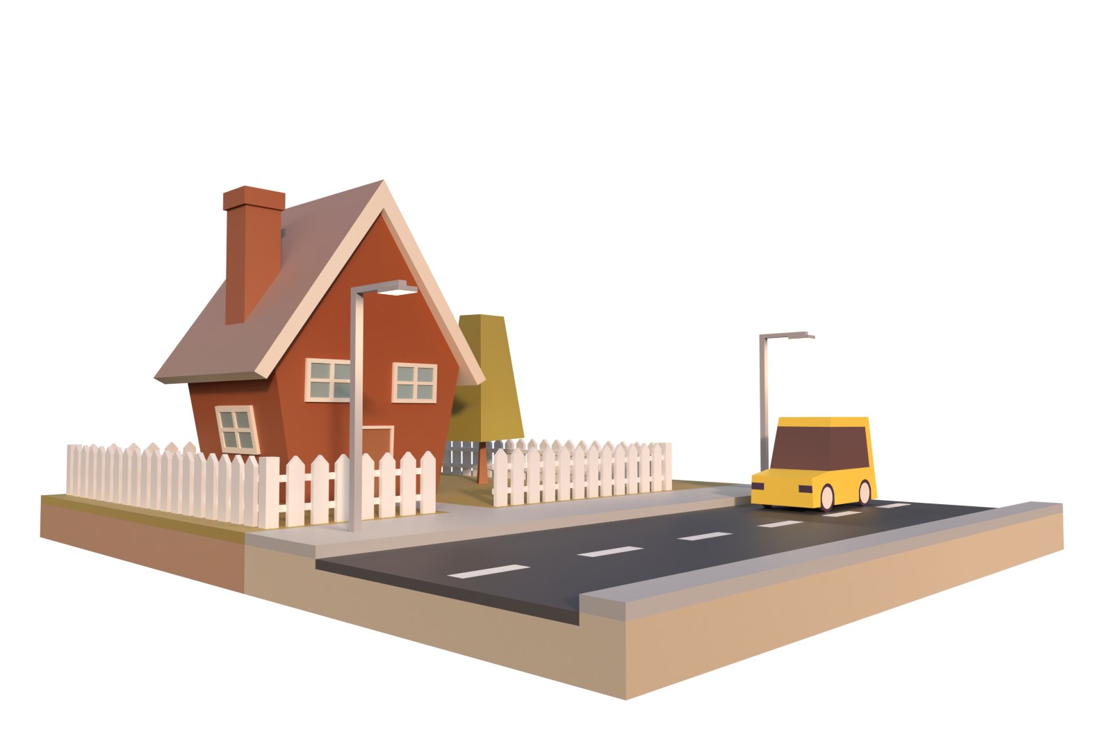 3D Isographic House - TurboSquid 1500344