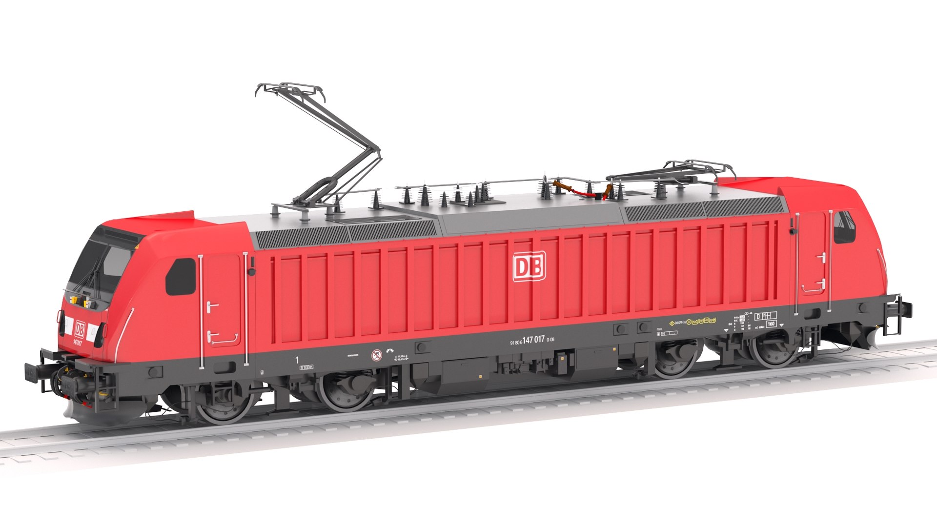 3D Bombardier TRAXX AC3 DB Locomotive Model - TurboSquid 2039705