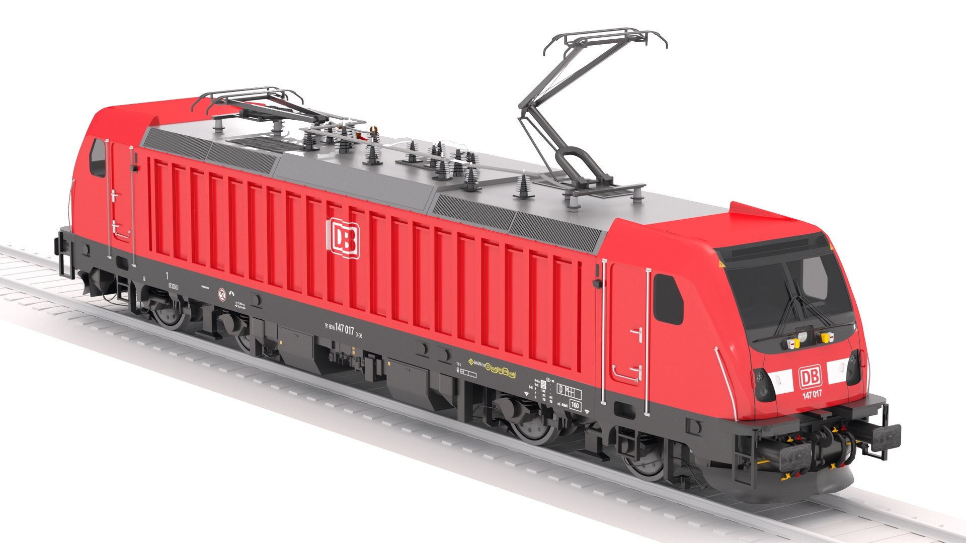3D Bombardier TRAXX AC3 DB Locomotive Model - TurboSquid 2039705