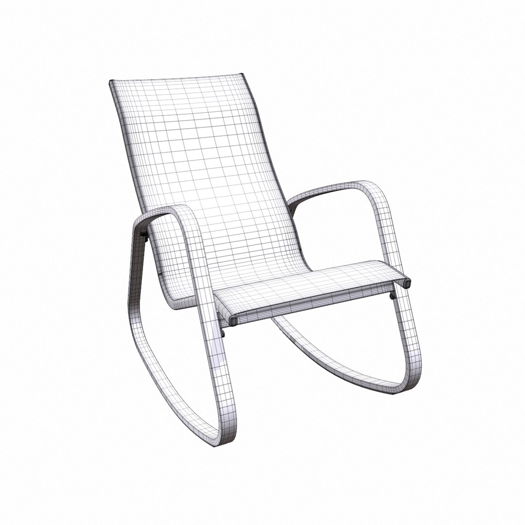 3D Model Rocking Chair Collection 02 - TurboSquid 2123332