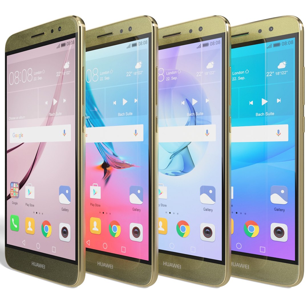 realistic huawei nova colors 3d 3ds