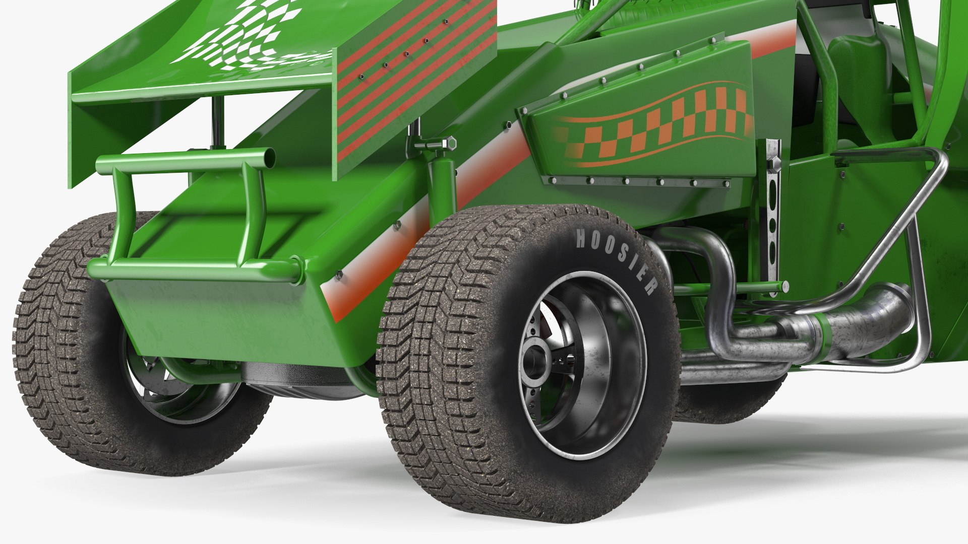 3D American Sprint Car - TurboSquid 2206560