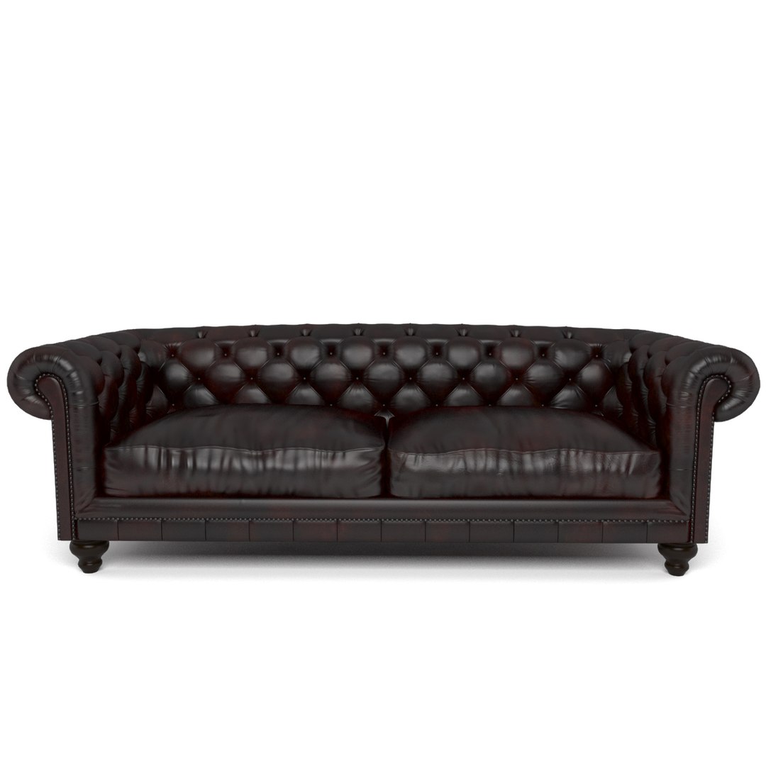 3d model chesterfield sofa