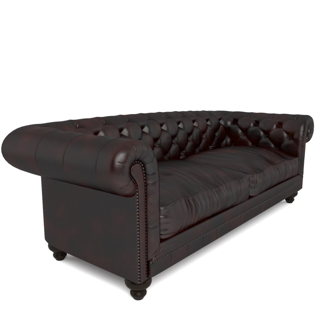 3d model chesterfield sofa