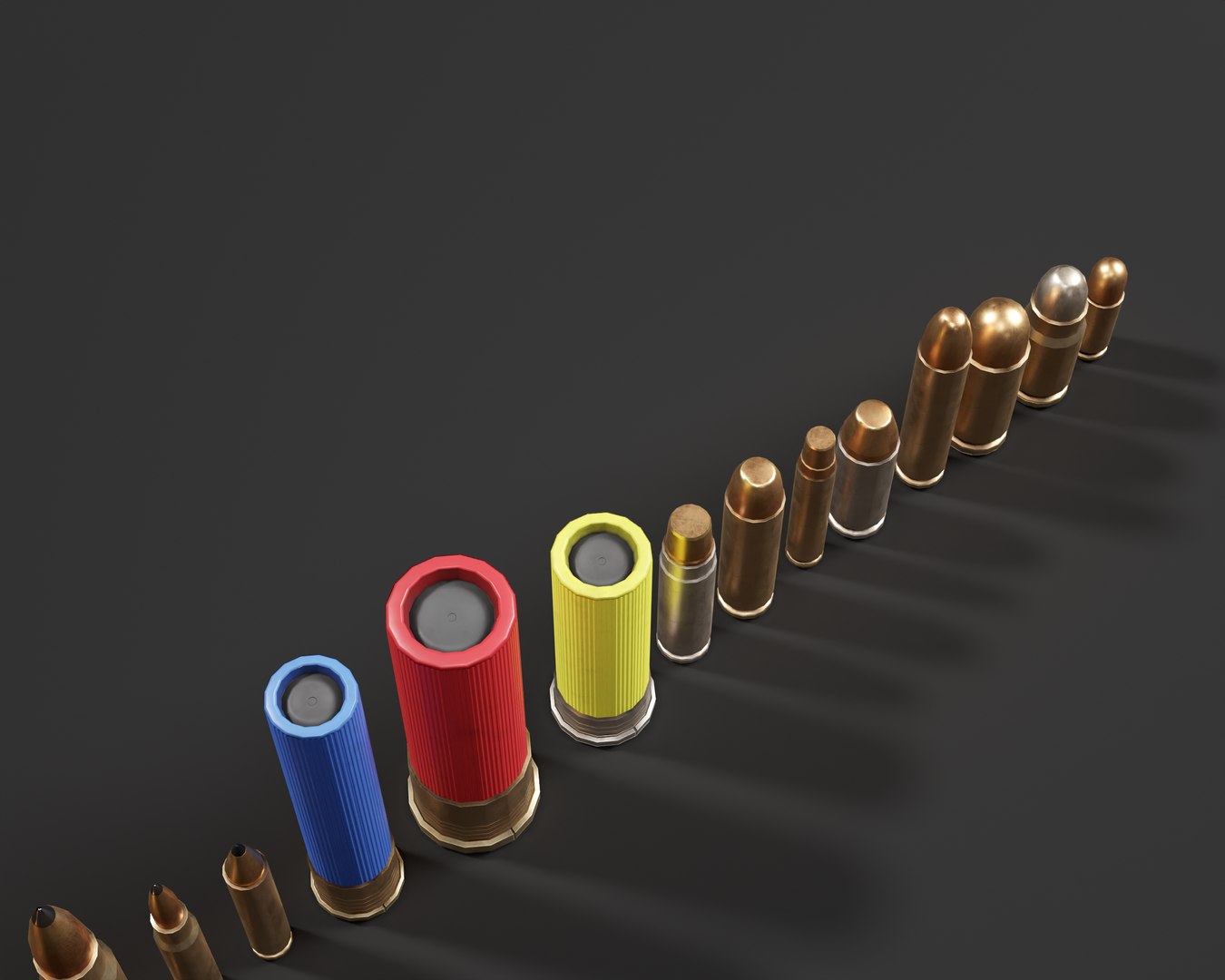 3D Bullets Pack - TurboSquid 2414189