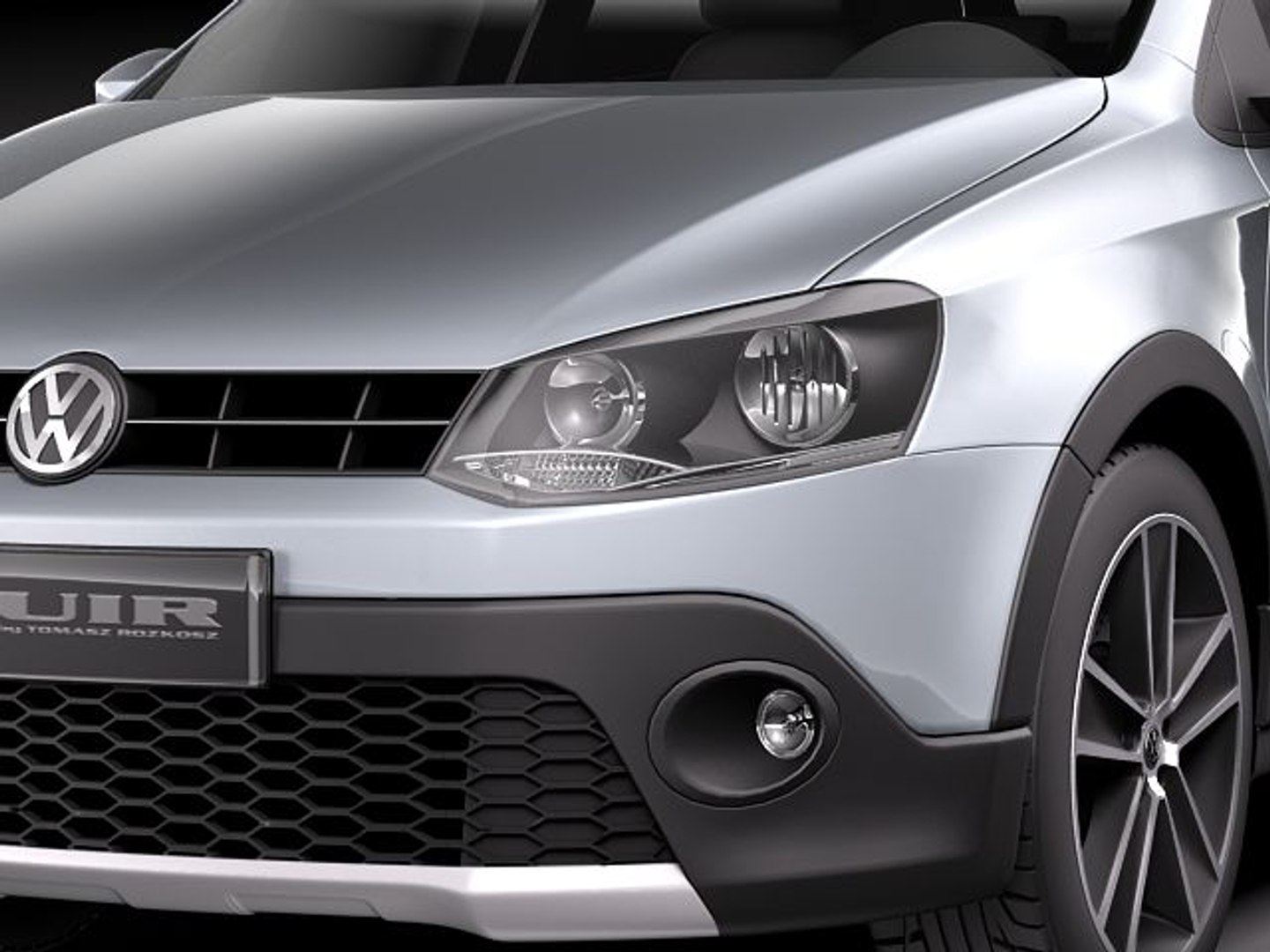 Volkswagen Polo Crosspolo Cross 3d Max