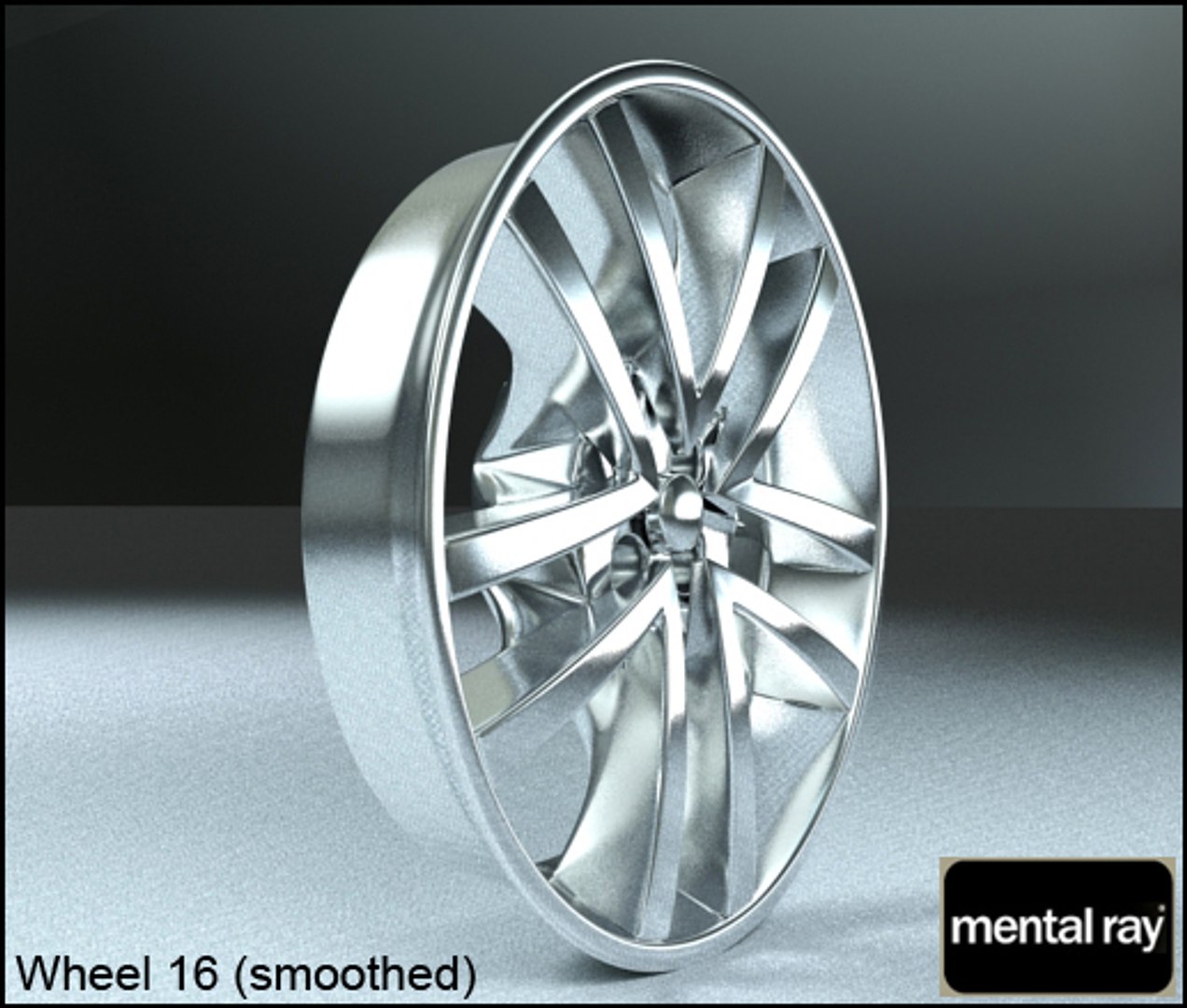 wheel 16 3d model