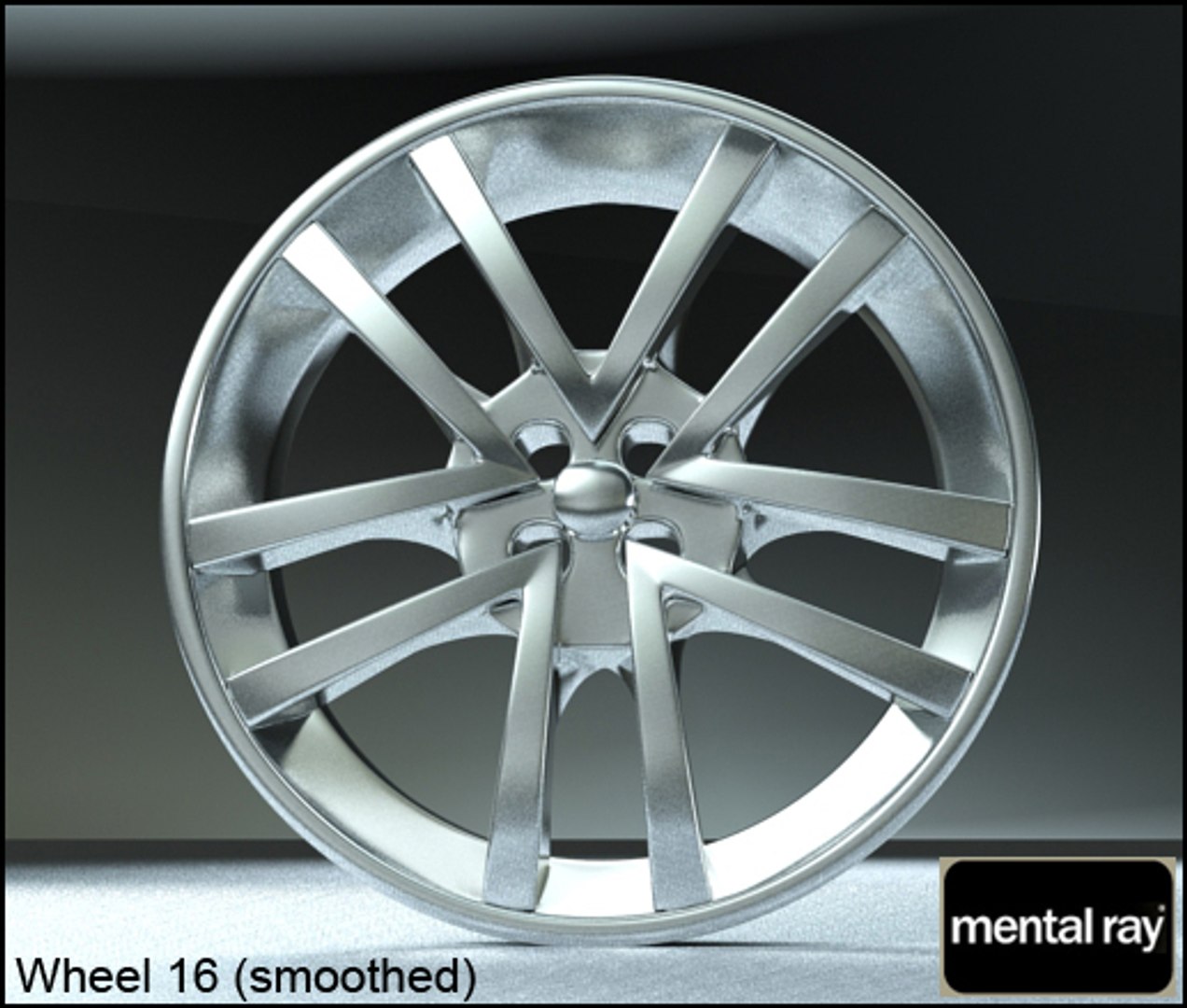 Wheel 16 3d Model