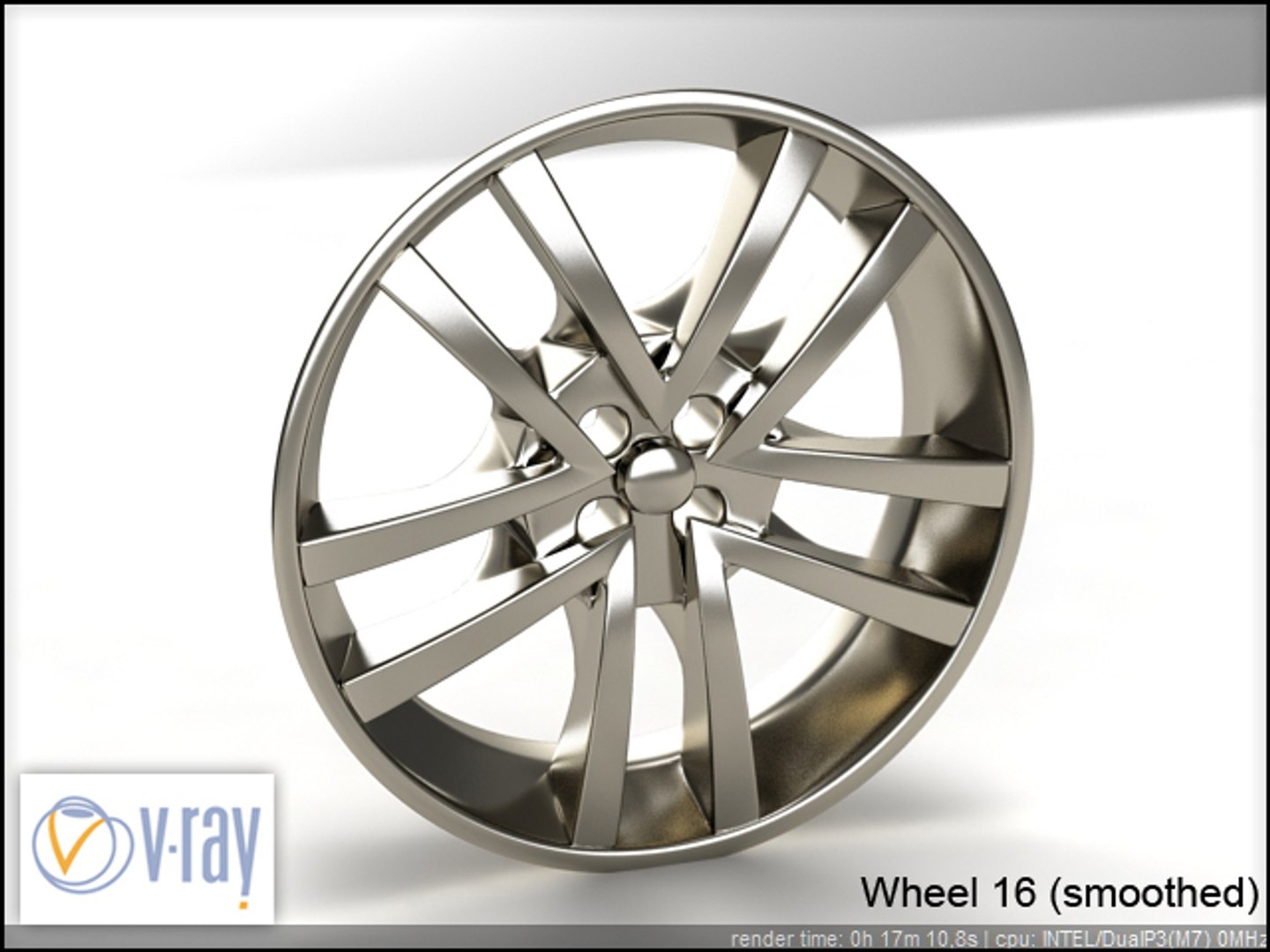 Wheel 16 3d Model