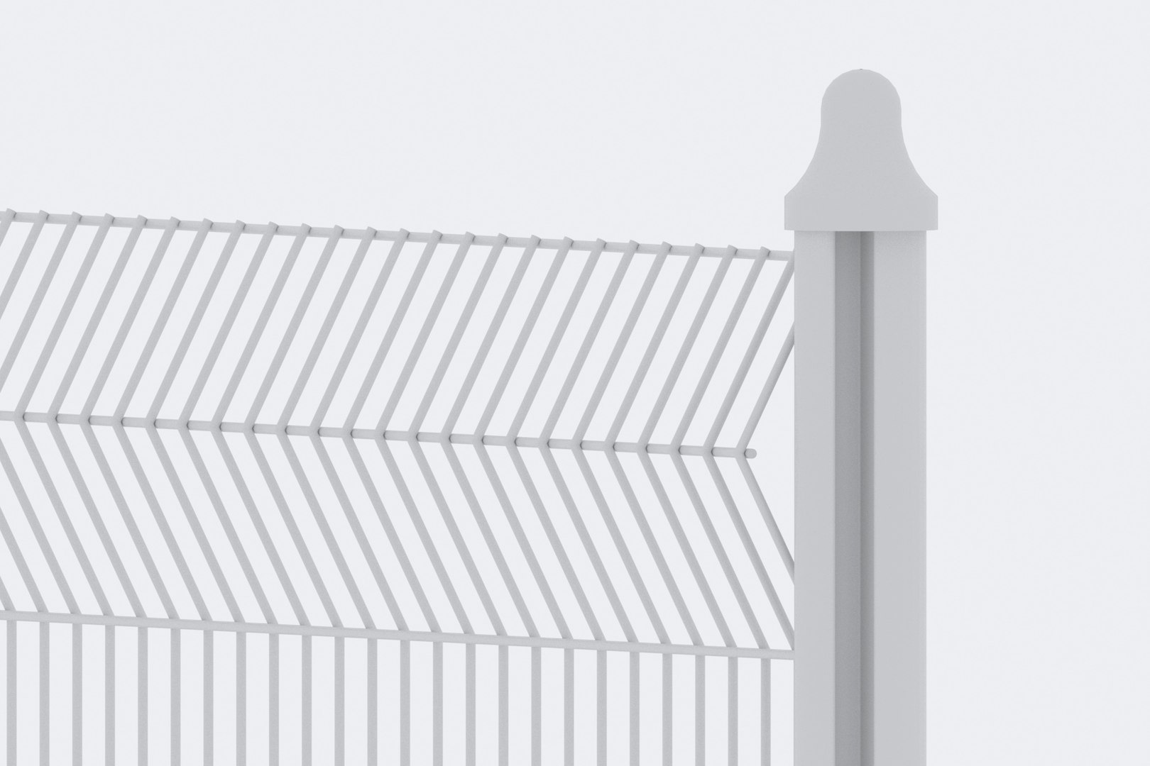 Wire Fence 3D Model - TurboSquid 2327003