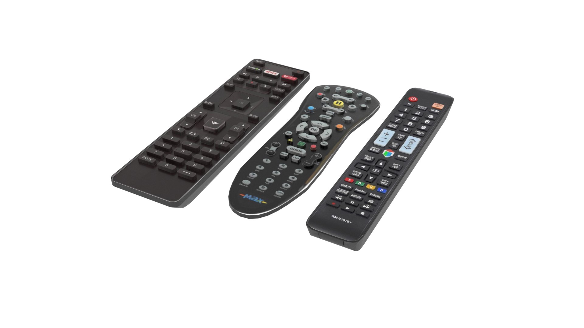 Remote Controls Set 3D - TurboSquid 1753290