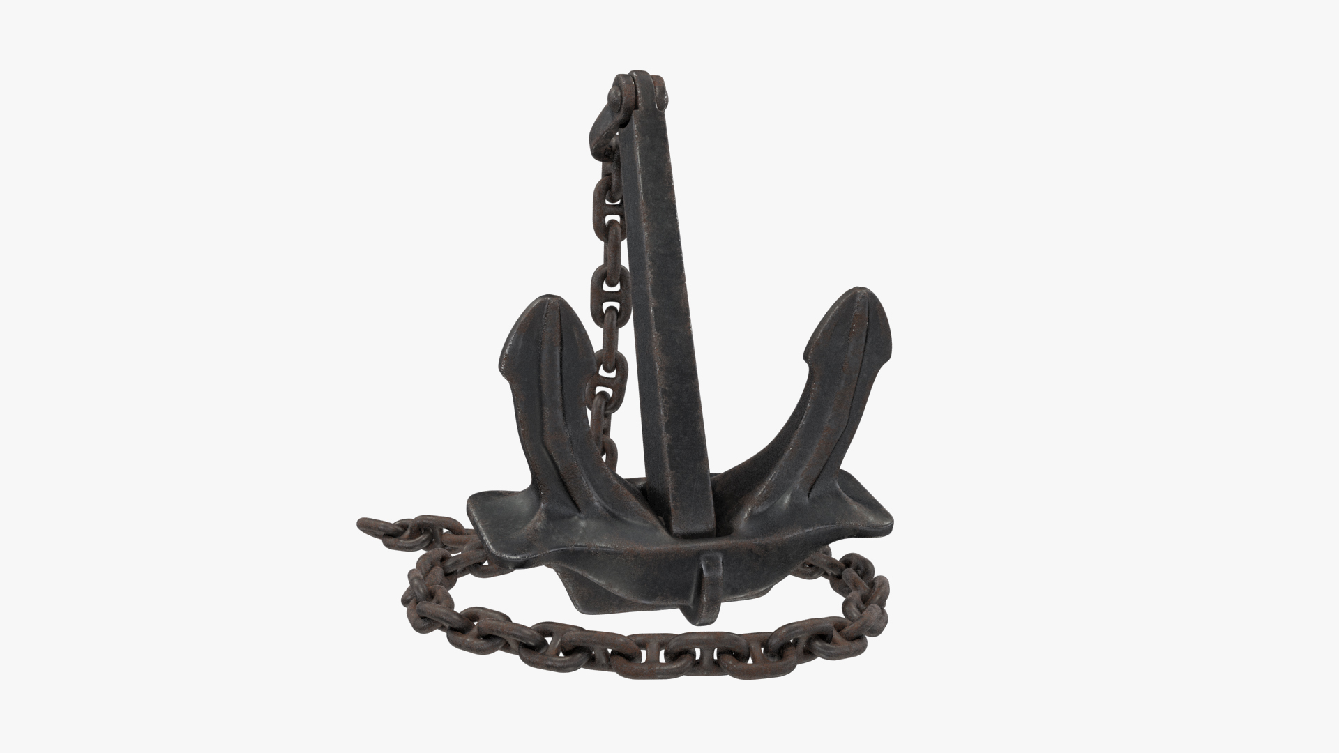 Anchor with Chain Segment V3 model - TurboSquid 2062151