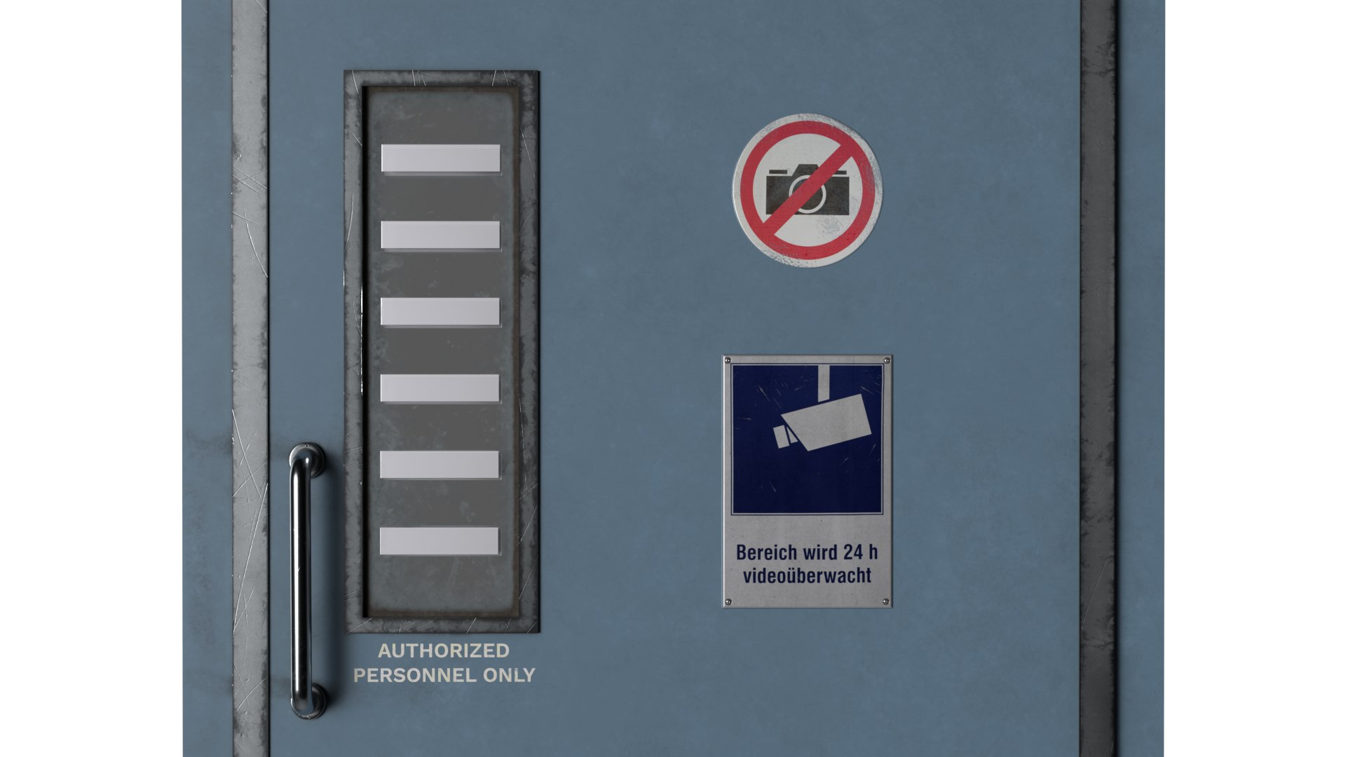 3D Used Laboratory Door Model - TurboSquid 2039605