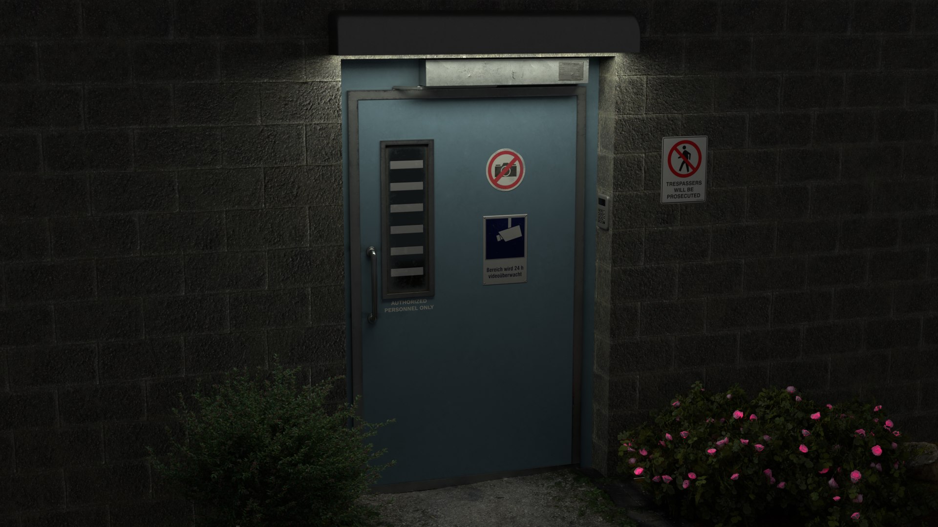 3D Used Laboratory Door Model - TurboSquid 2039605