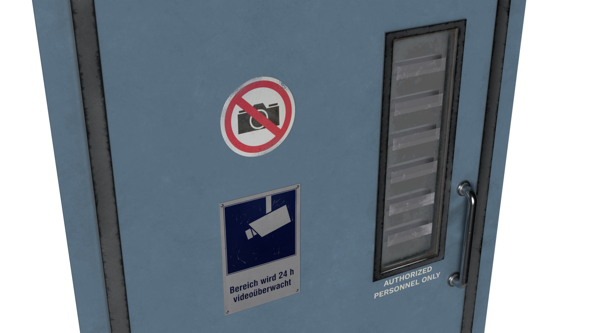 3D Used Laboratory Door Model - TurboSquid 2039605