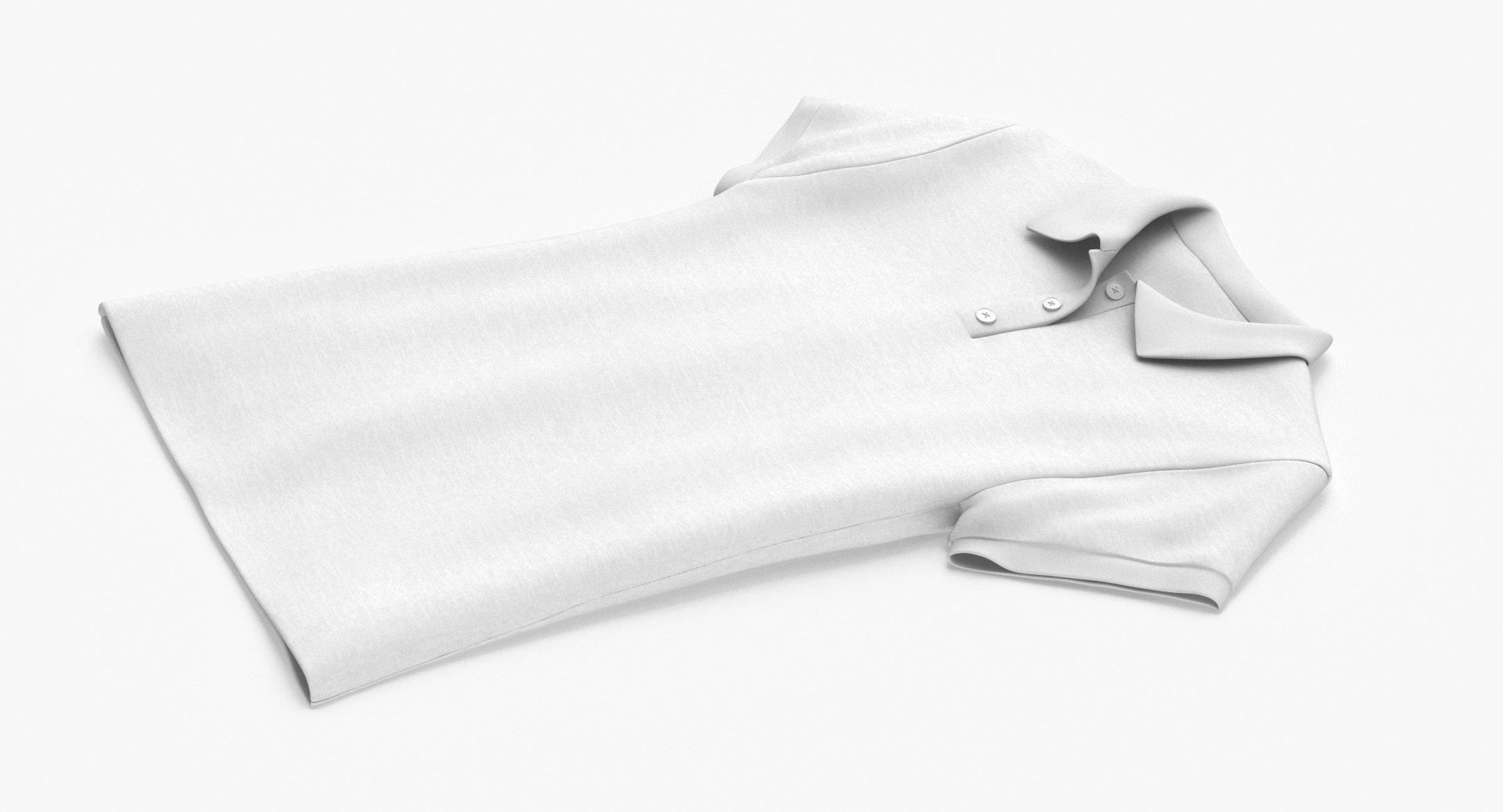 Polo Shirts Female Unbuttoned White Blank And Branded Heather Model ...