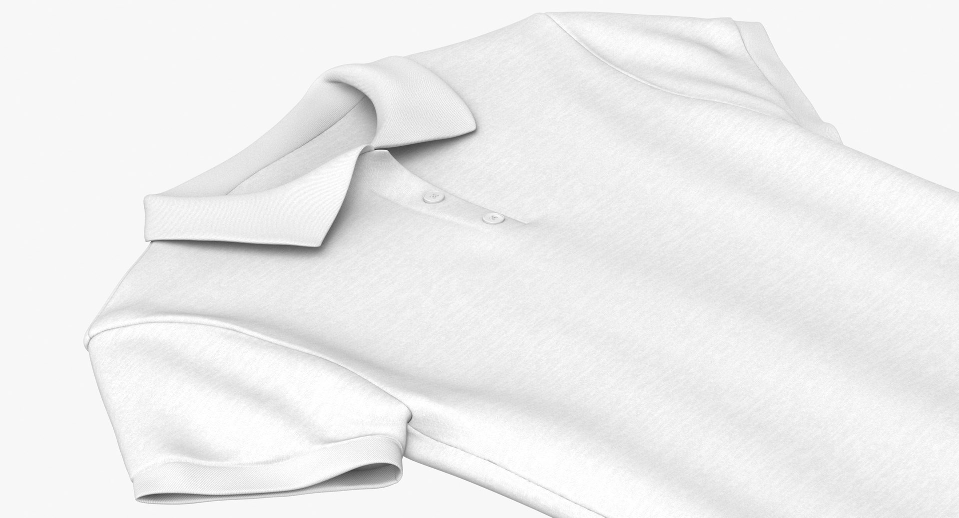 Polo Shirts Female Unbuttoned White Blank And Branded Heather Model ...