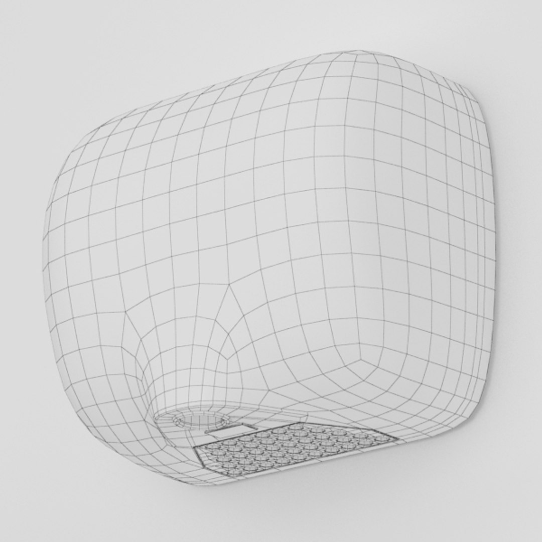Hand Dryer Dry 3d Model