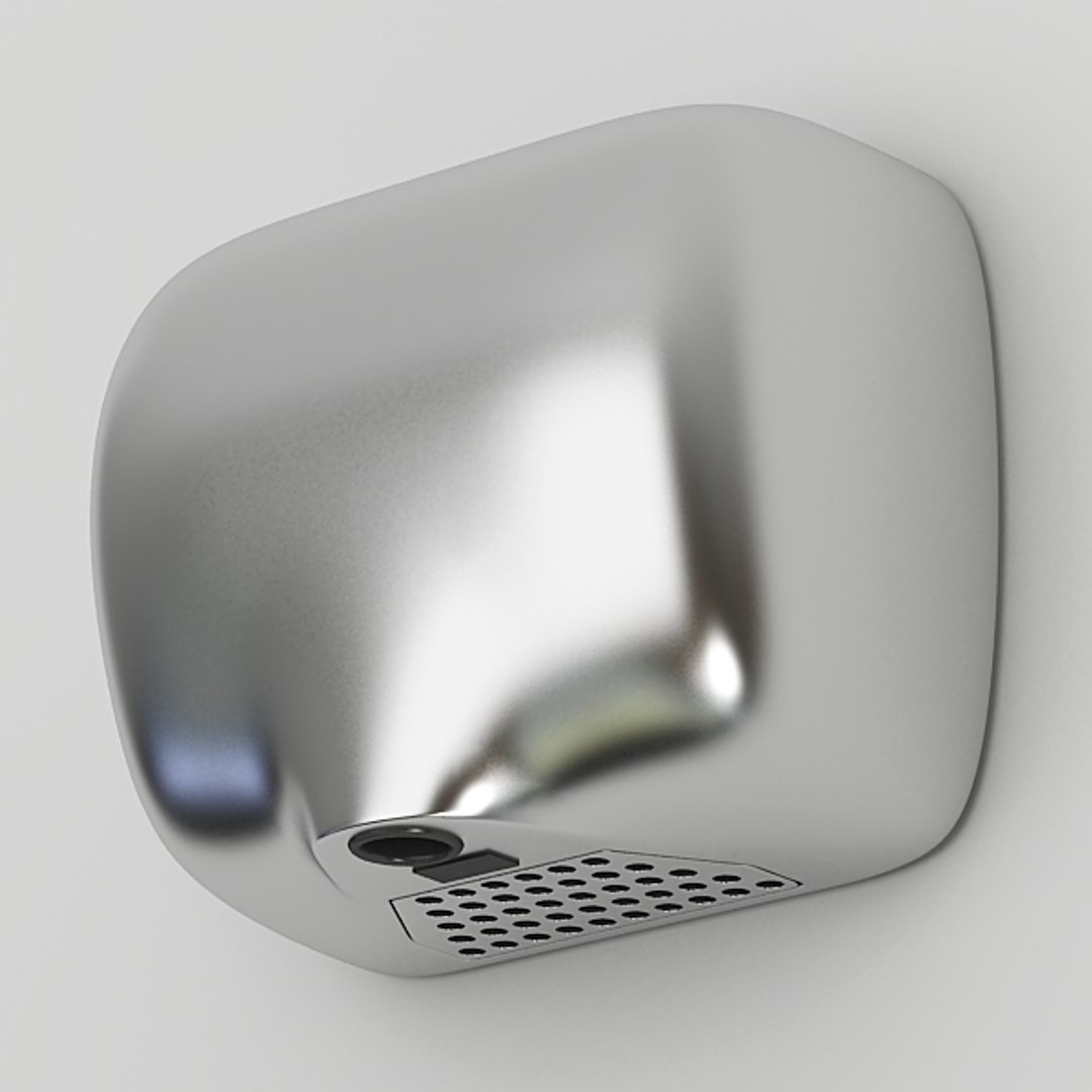 Hand Dryer Dry 3d Model