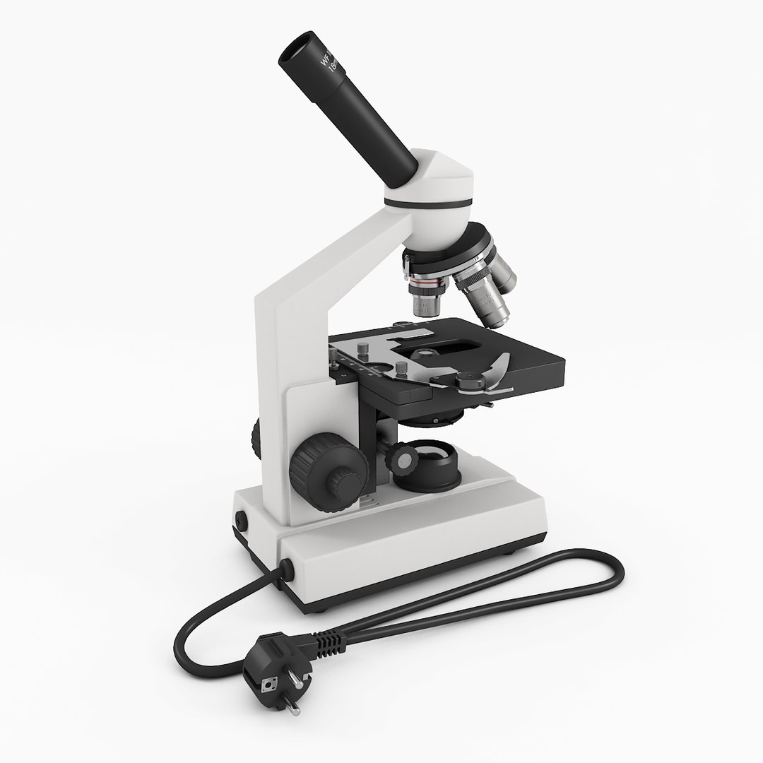 3D Educational Microscope Model - TurboSquid 1177863