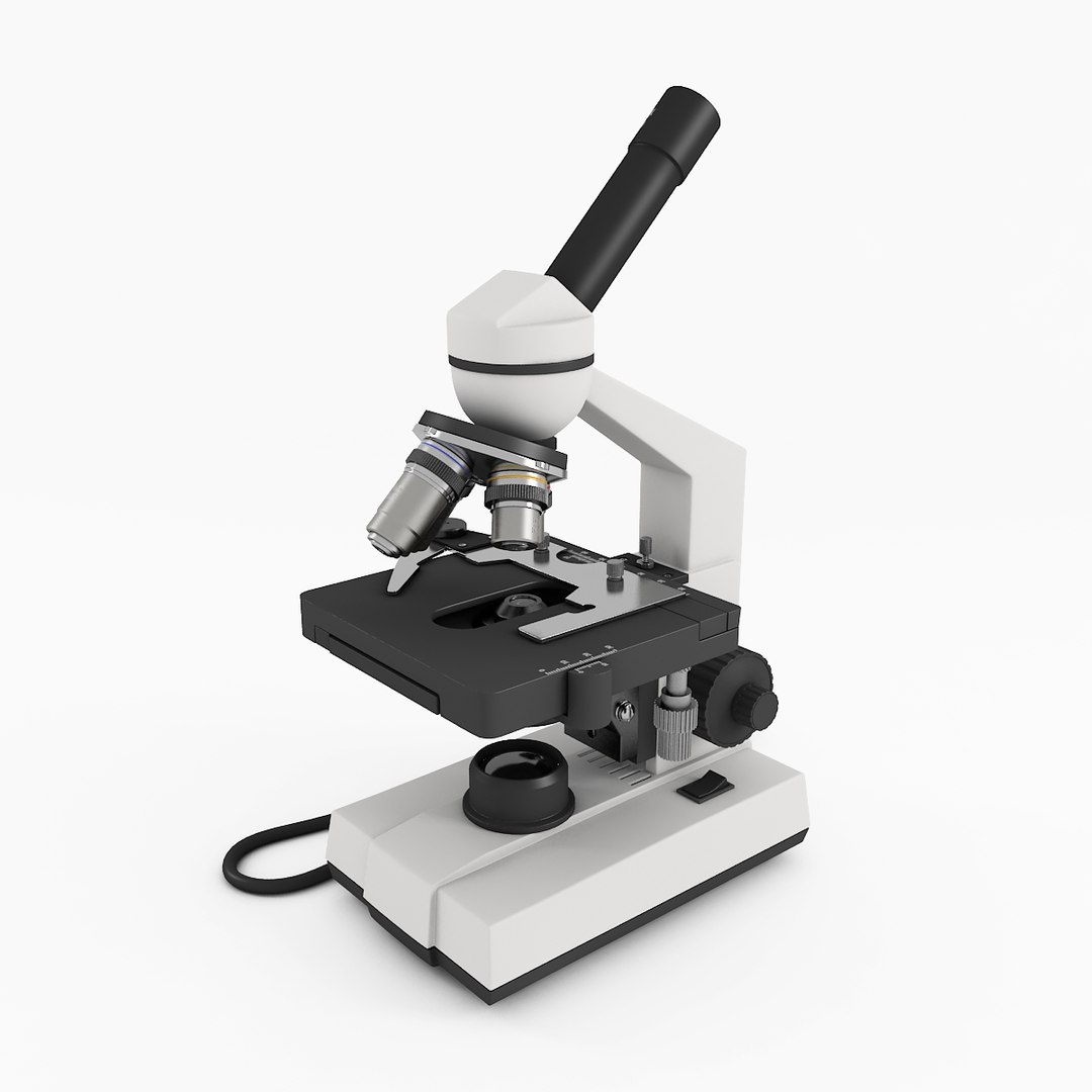 3D Educational Microscope Model - TurboSquid 1177863
