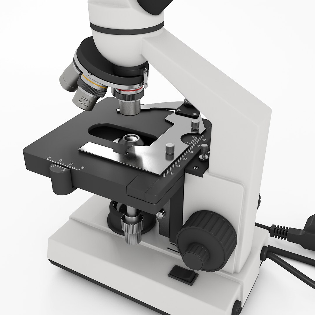 3D Educational Microscope Model - TurboSquid 1177863
