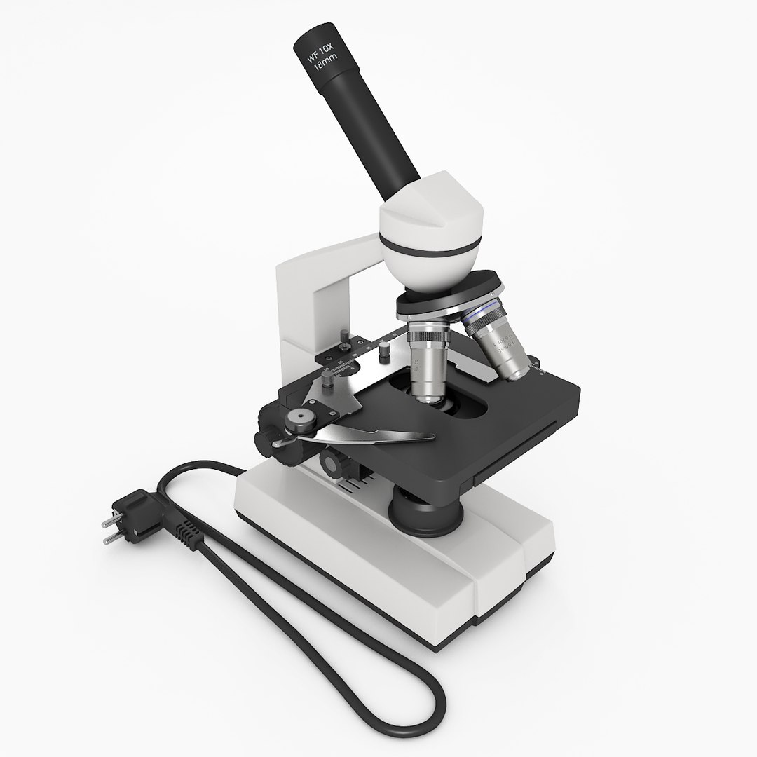 3D Educational Microscope Model - TurboSquid 1177863