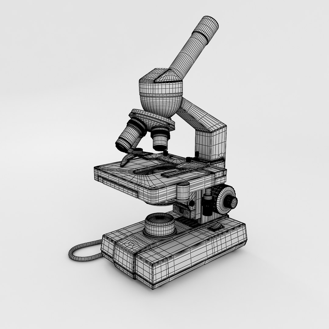3D Educational Microscope Model - TurboSquid 1177863