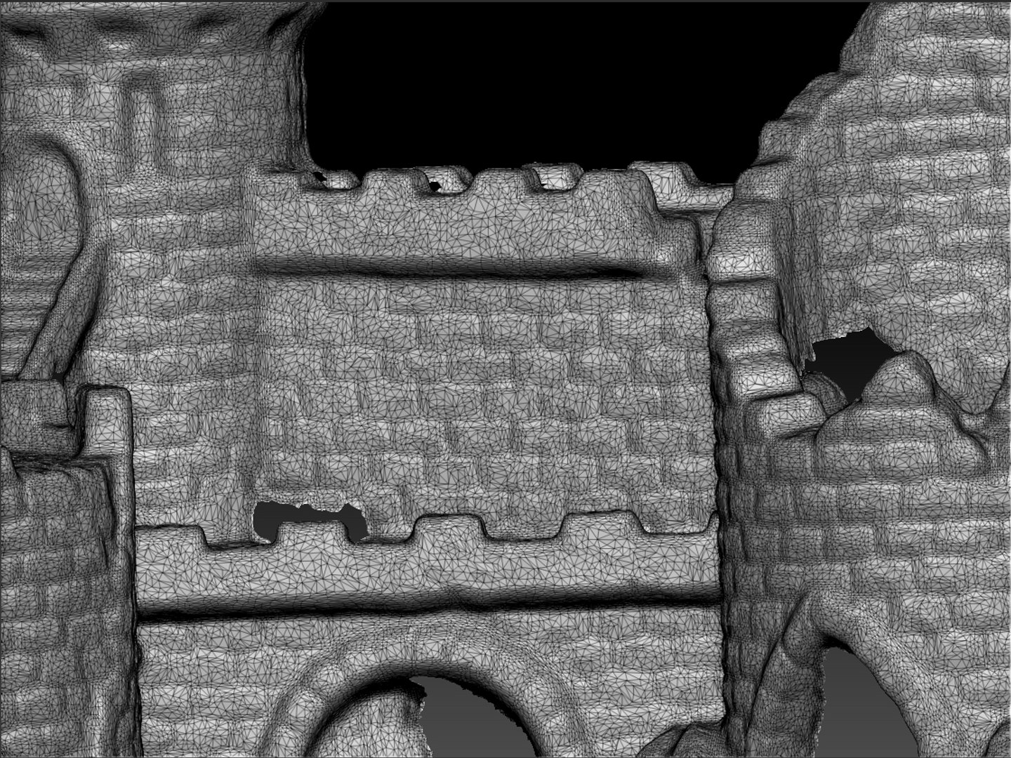 3d Model Scan Fish Castle