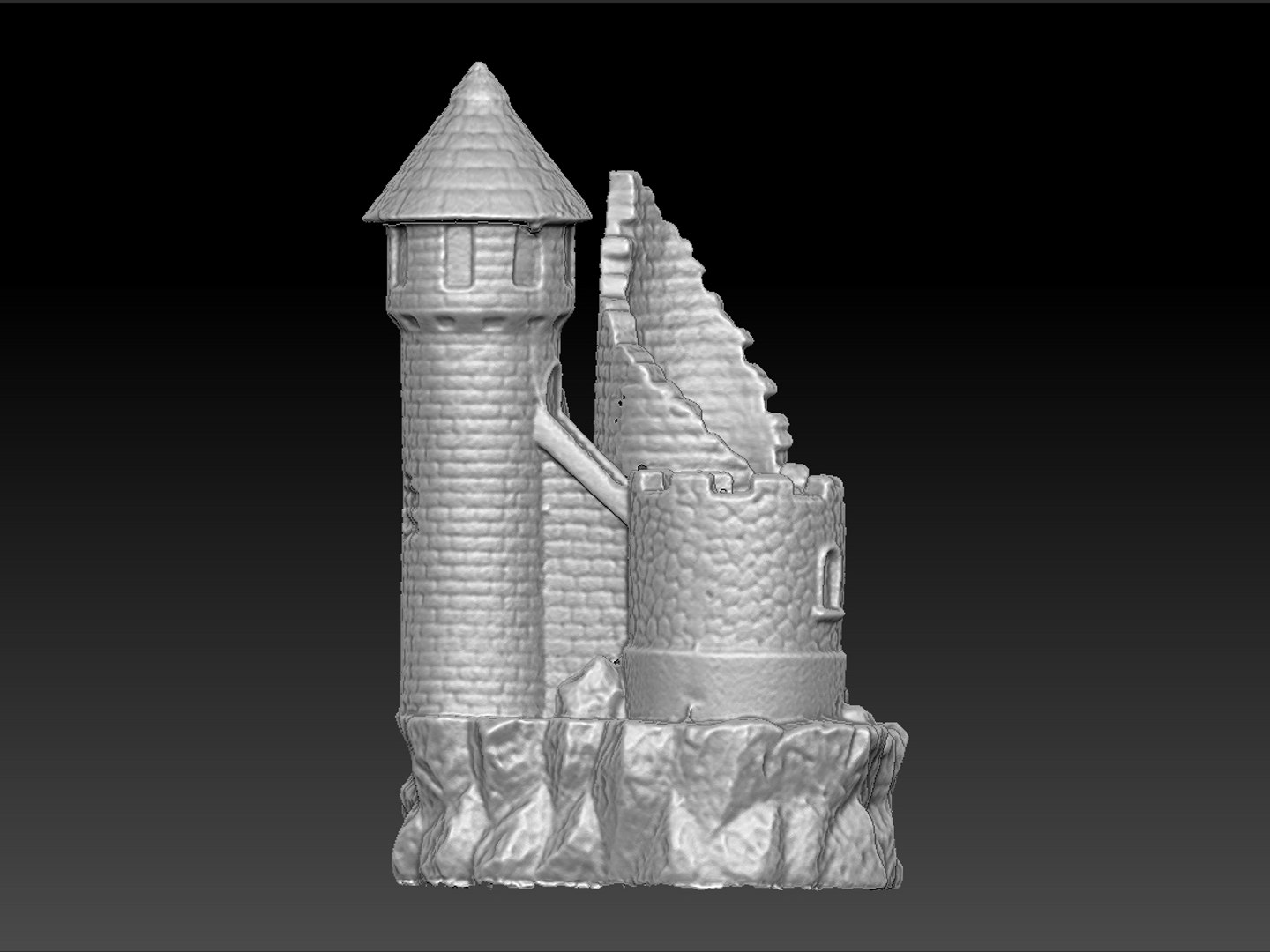 3d Model Scan Fish Castle