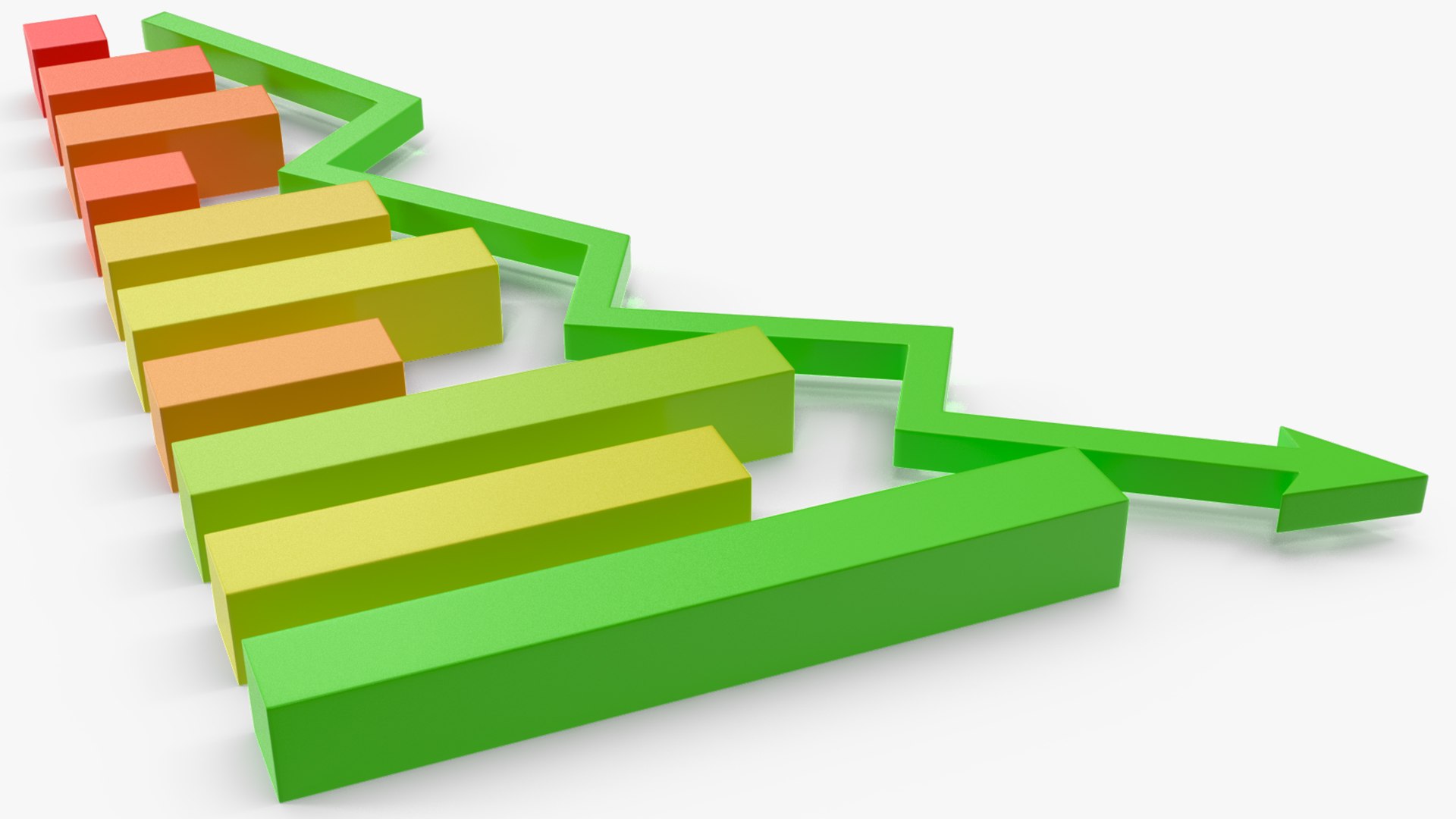 Graph Broken 3D - TurboSquid 1702823