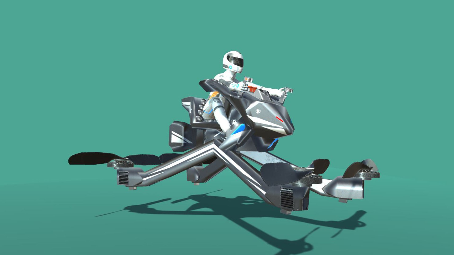 Scorpion Hover Bike Animations Model - TurboSquid 1931939