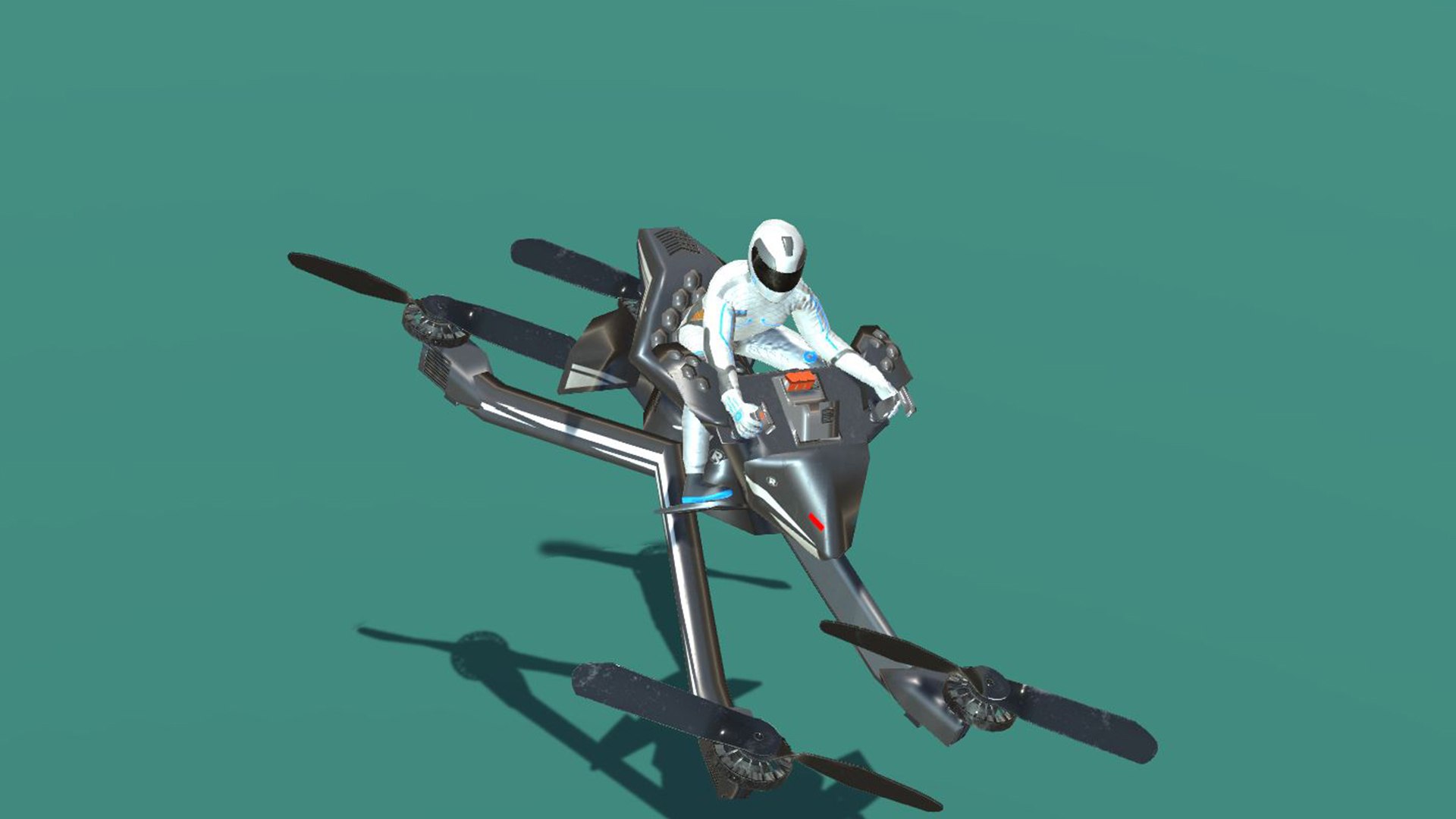 Scorpion Hover Bike Animations Model - TurboSquid 1931939