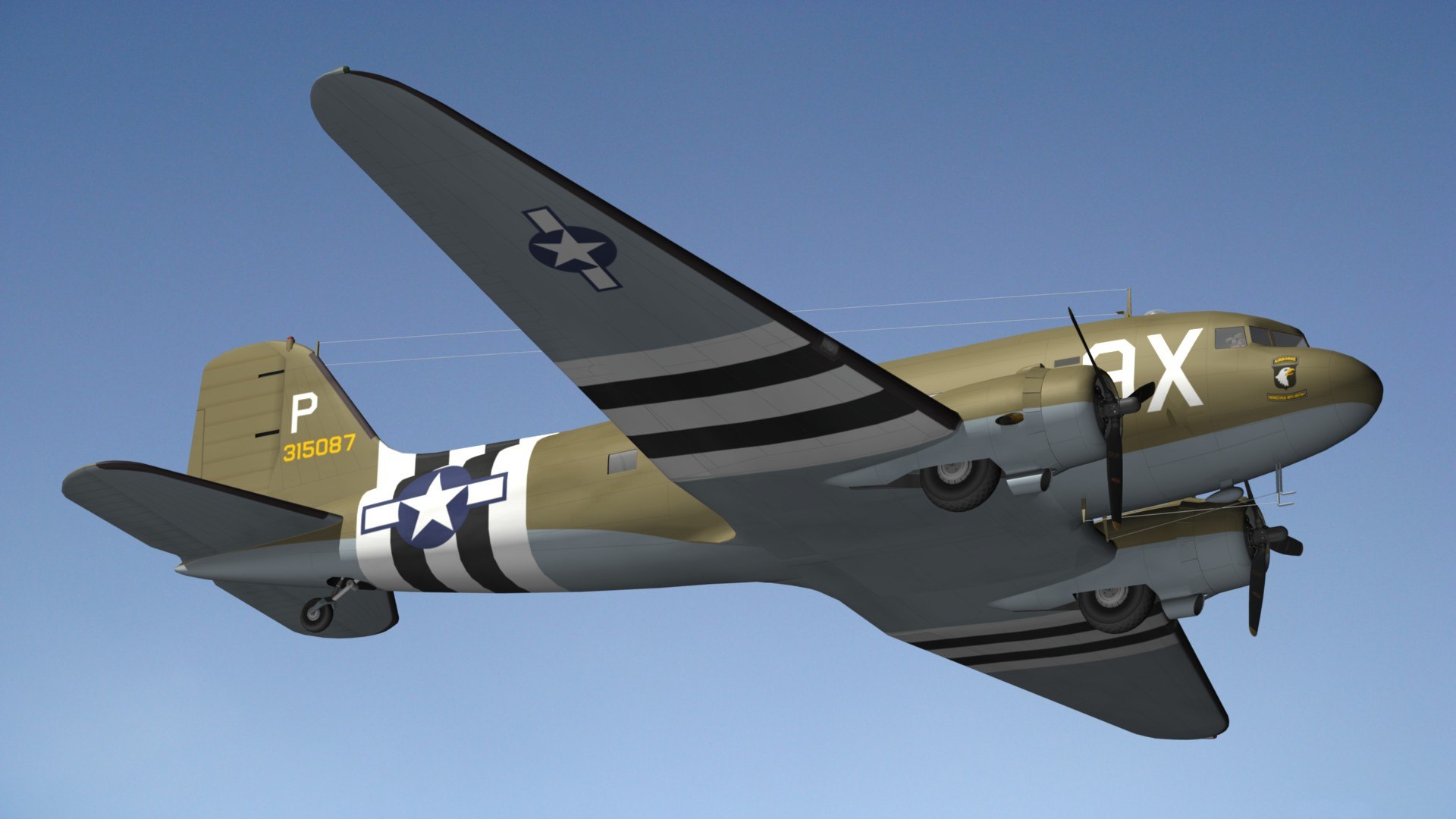 3D Douglas C47 Skytrain - TurboSquid 1715679