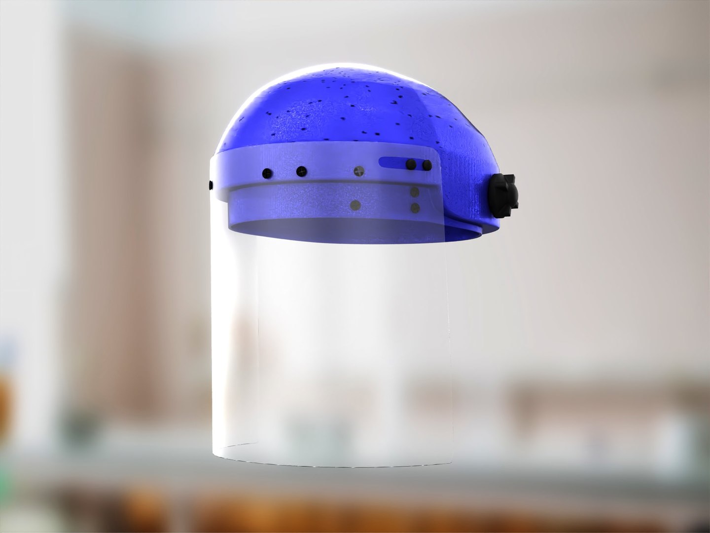 3D face shield corona helmet model - TurboSquid 1598809