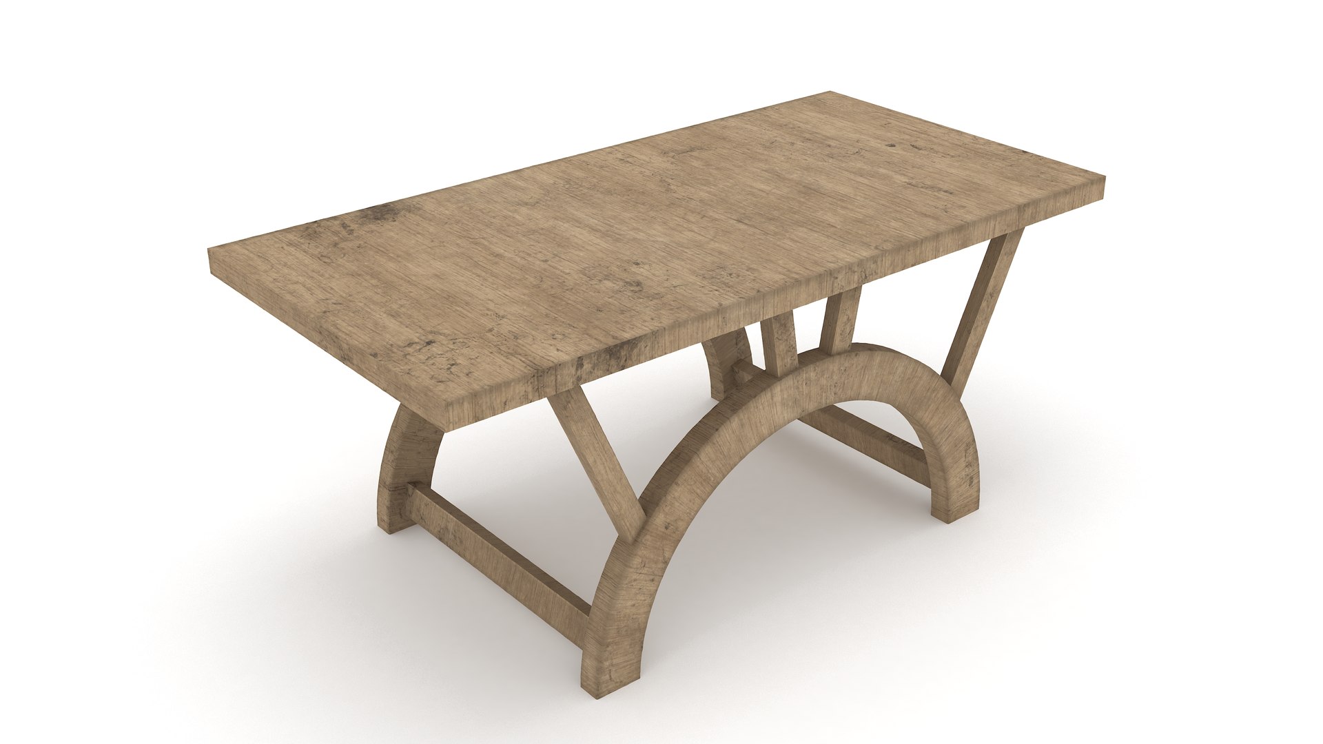 3D Model Wooden Center Table 3D Model - TurboSquid 2408244