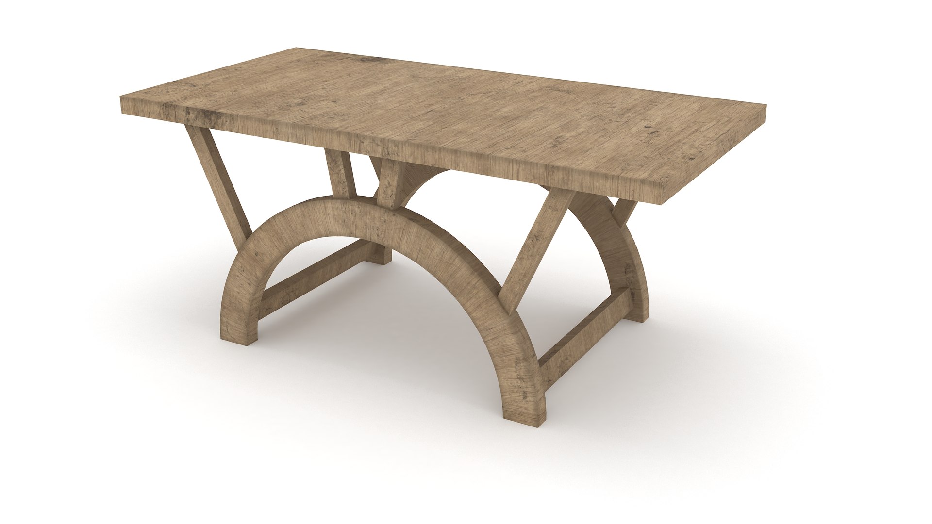 3D Model Wooden Center Table 3D Model - TurboSquid 2408244