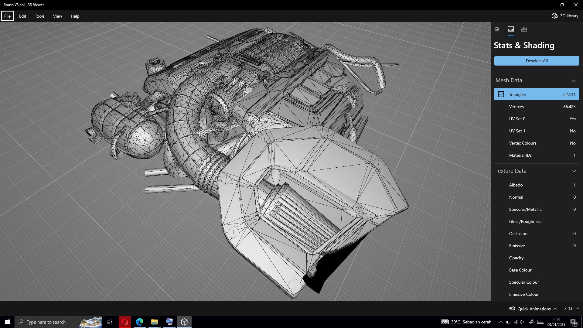 3D Roush V8 Ford Mustang Engine Model - TurboSquid 2337074