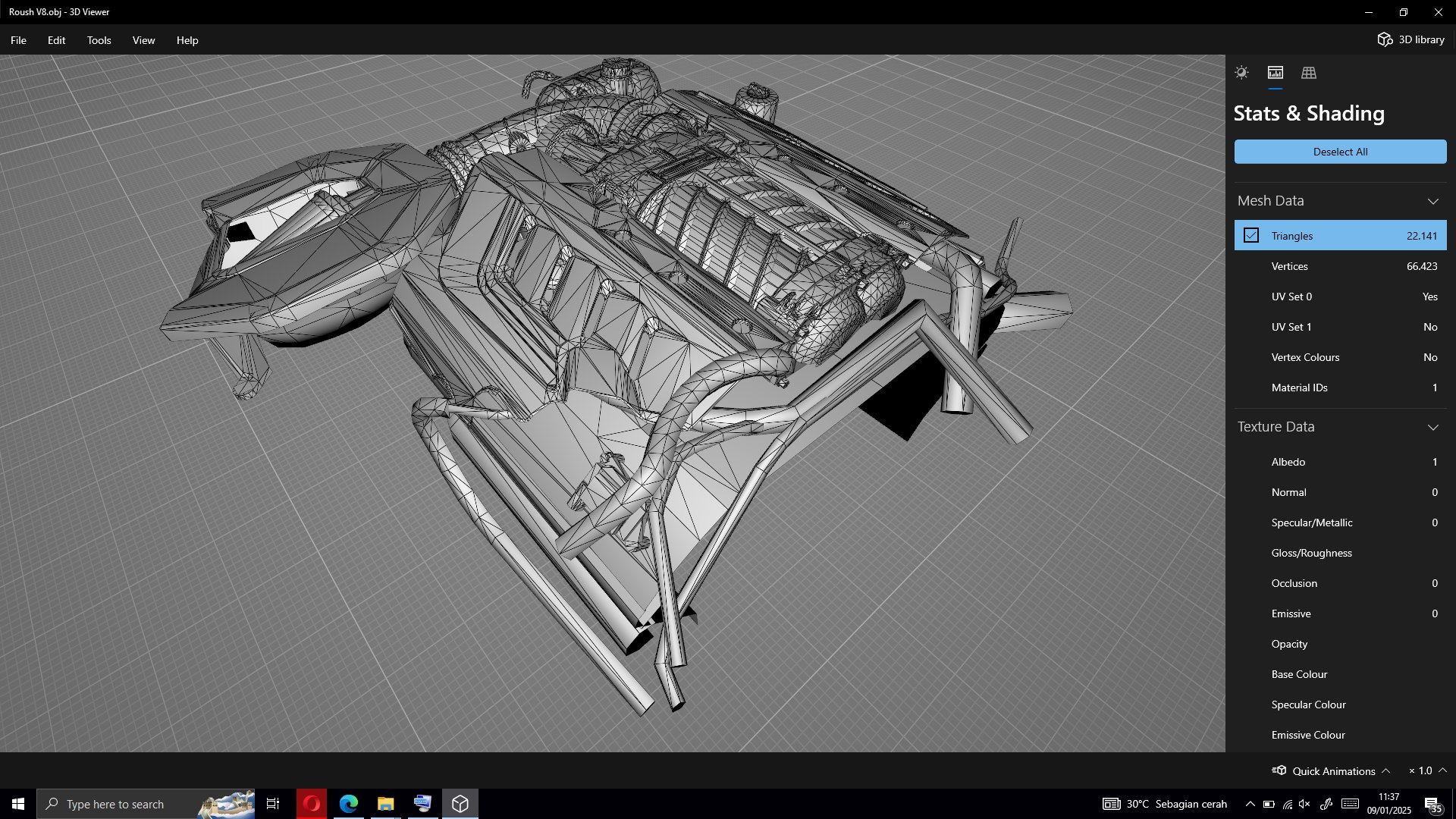 3D Roush V8 Ford Mustang Engine Model - TurboSquid 2337074