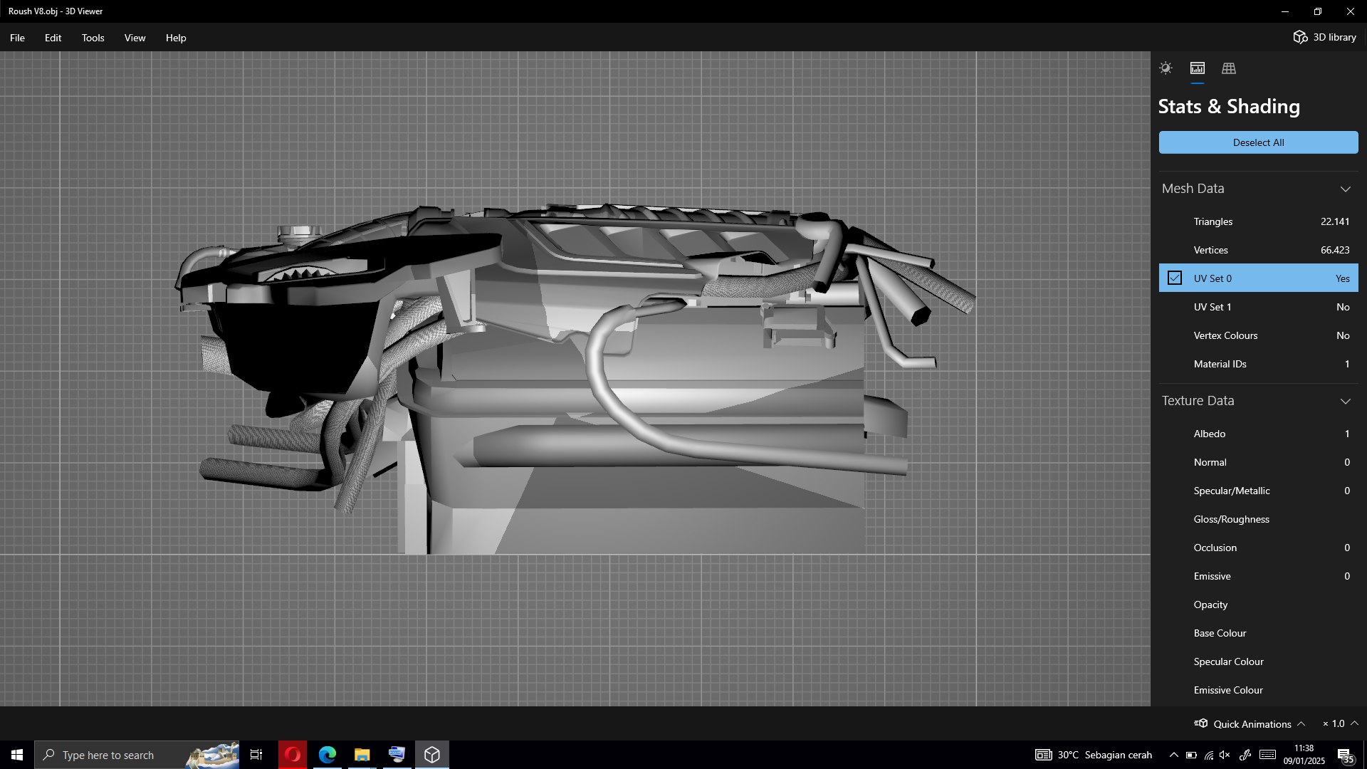 3D Roush V8 Ford Mustang Engine Model - TurboSquid 2337074