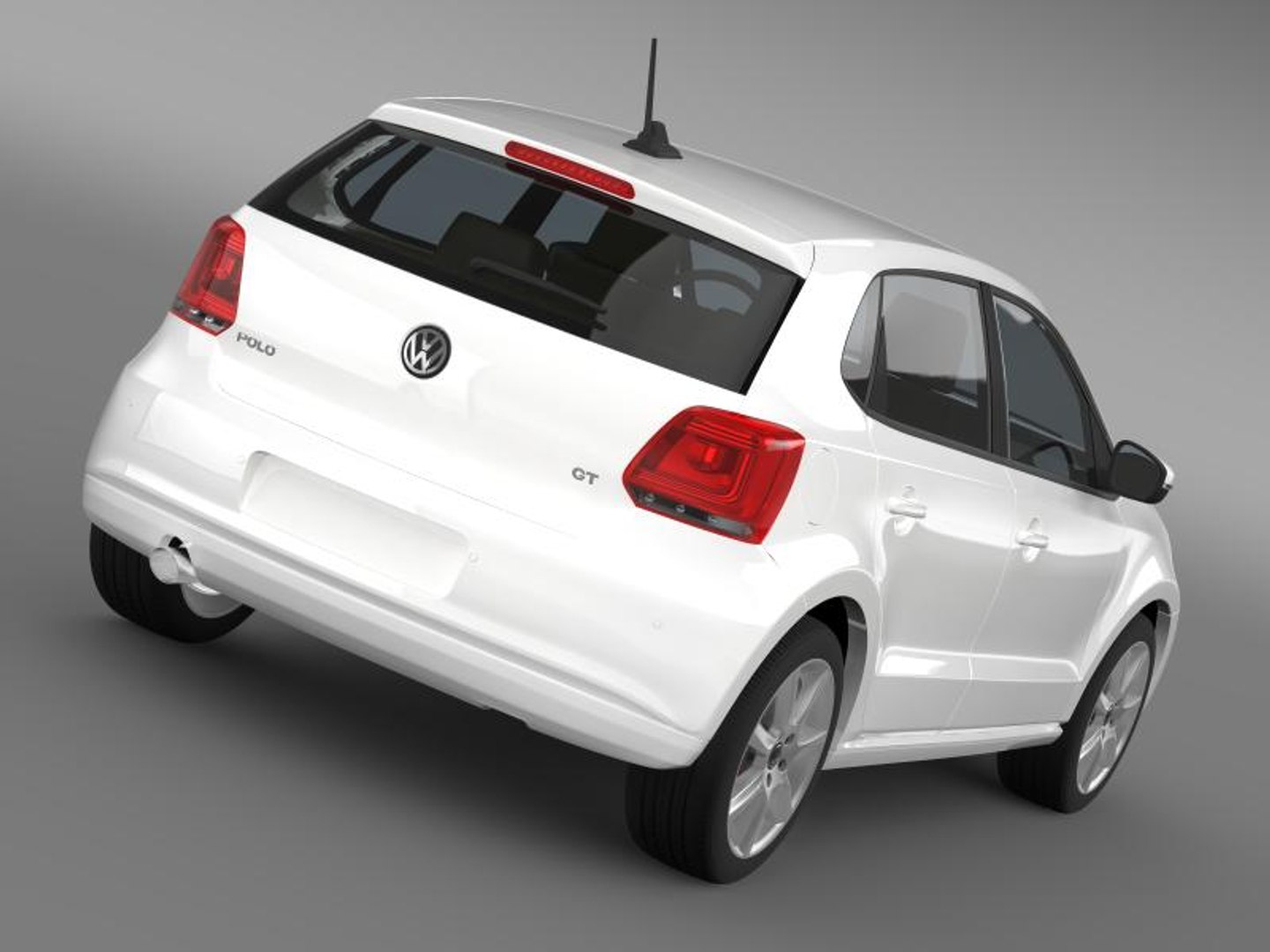 3d Model Volkswagen Polo Gt 2013