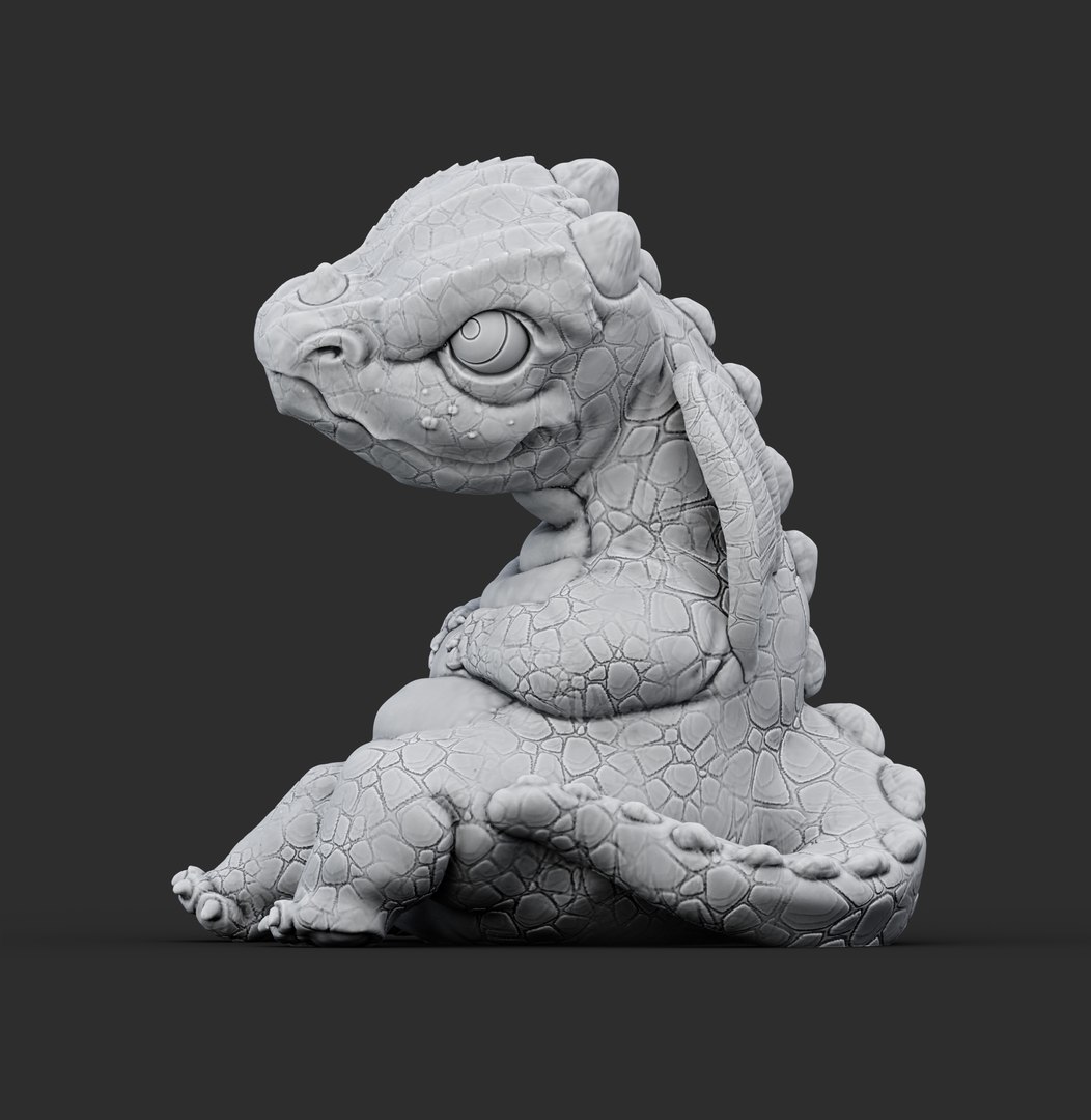 3D Baby Dragon - TurboSquid 2102764