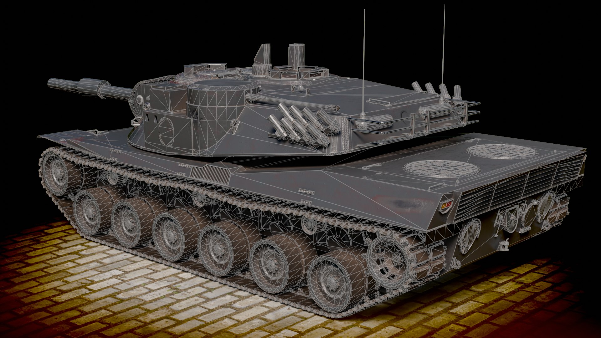 KPZ-70 MBT-70 Model - TurboSquid 2279841