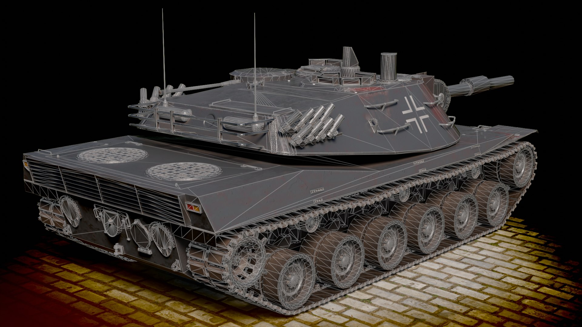 KPZ-70 MBT-70 Model - TurboSquid 2279841