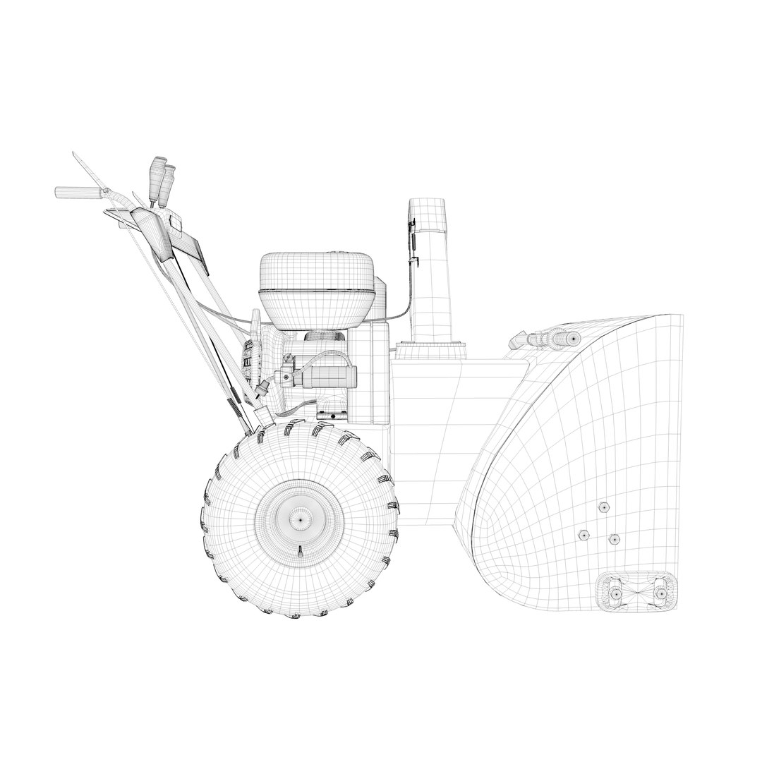 Snow Thrower 3D Model - TurboSquid 1983860