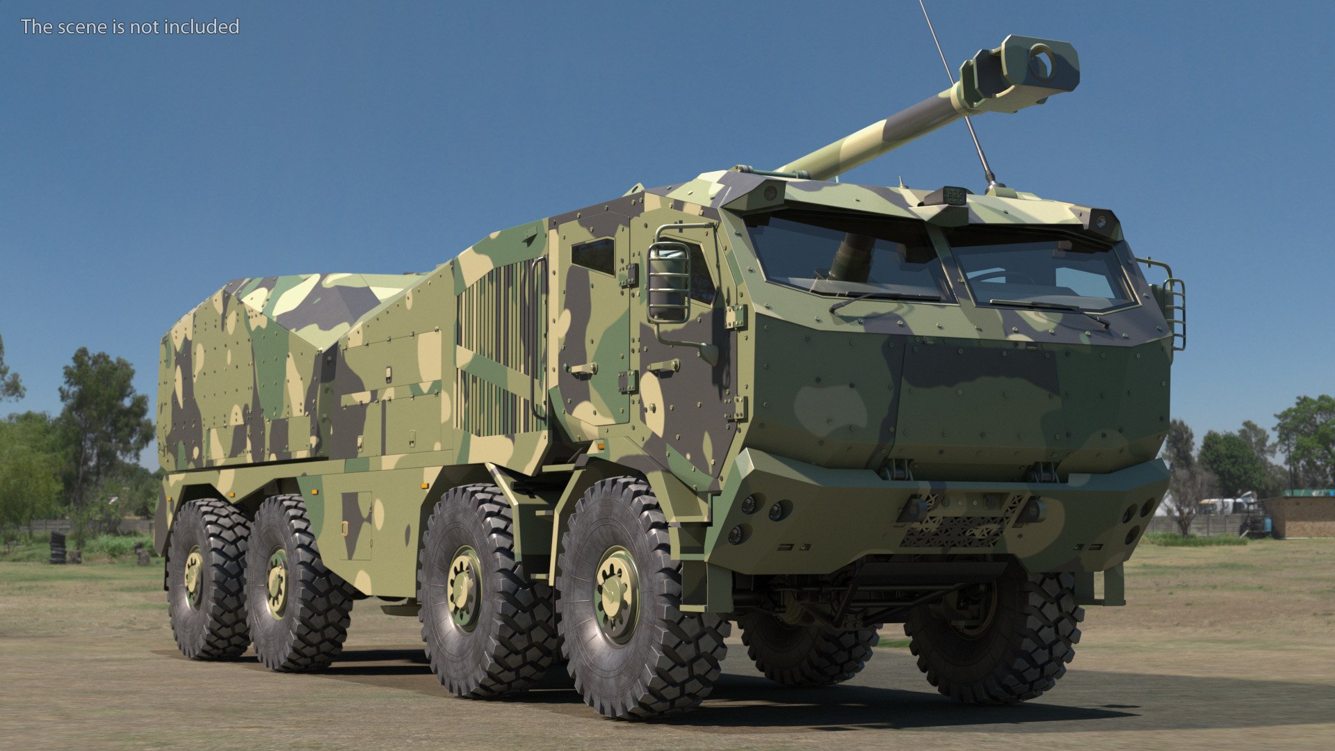Armored Self Propelled Artillery Unit 155mm Model - TurboSquid 2296398
