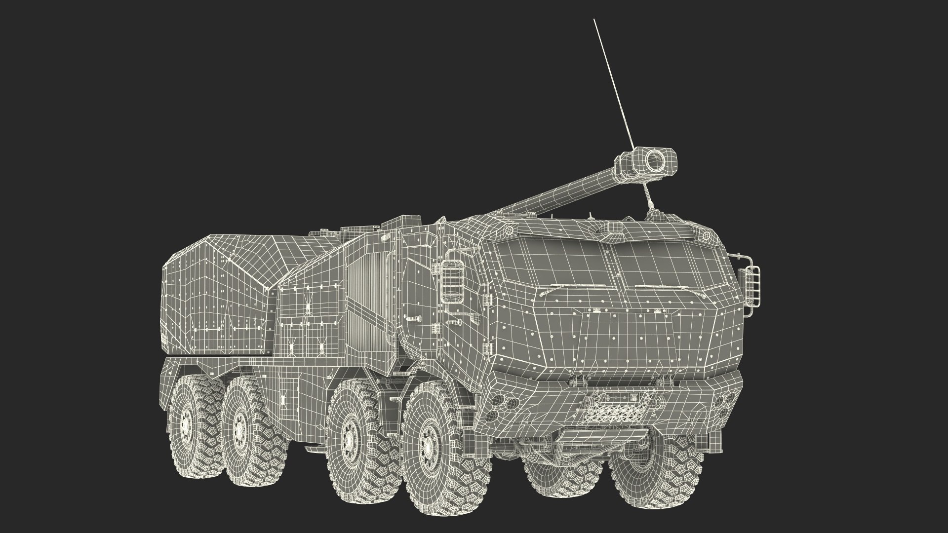 Armored Self Propelled Artillery Unit 155mm Model - TurboSquid 2296398
